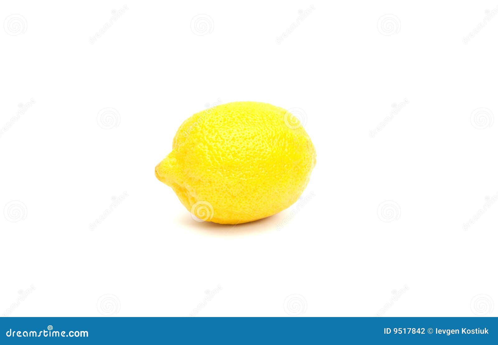 Lemon isolated stock photo. Image of yellow, dieting, tropical - 9517842
