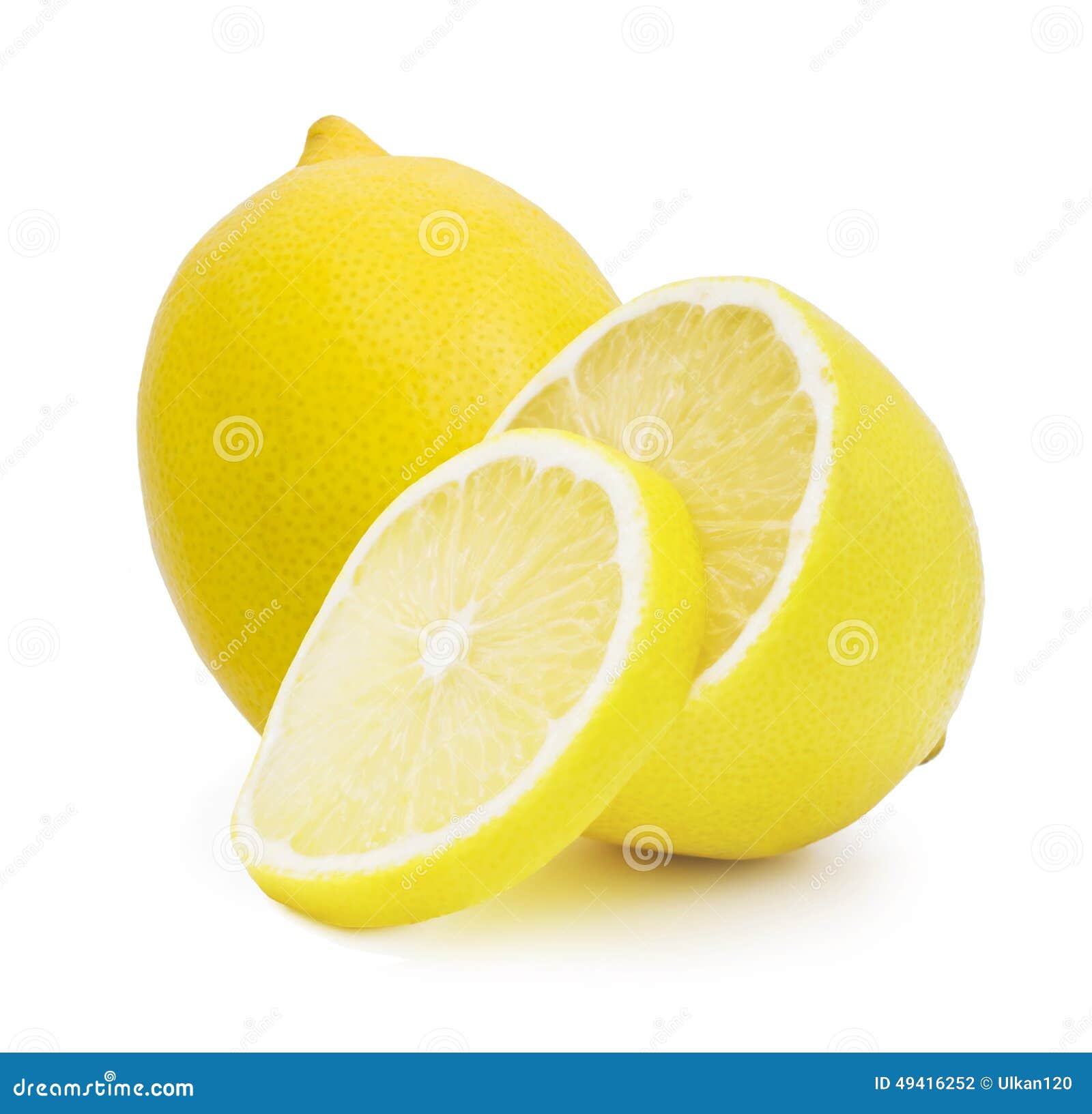 Lemon Isolated on White Background Stock Photo - Image of nature ...