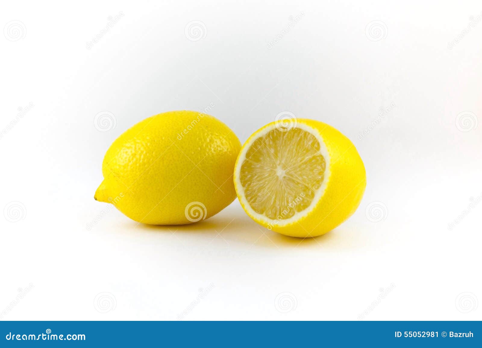 Lemon isolated stock image. Image of food, diet, isolated - 55052981