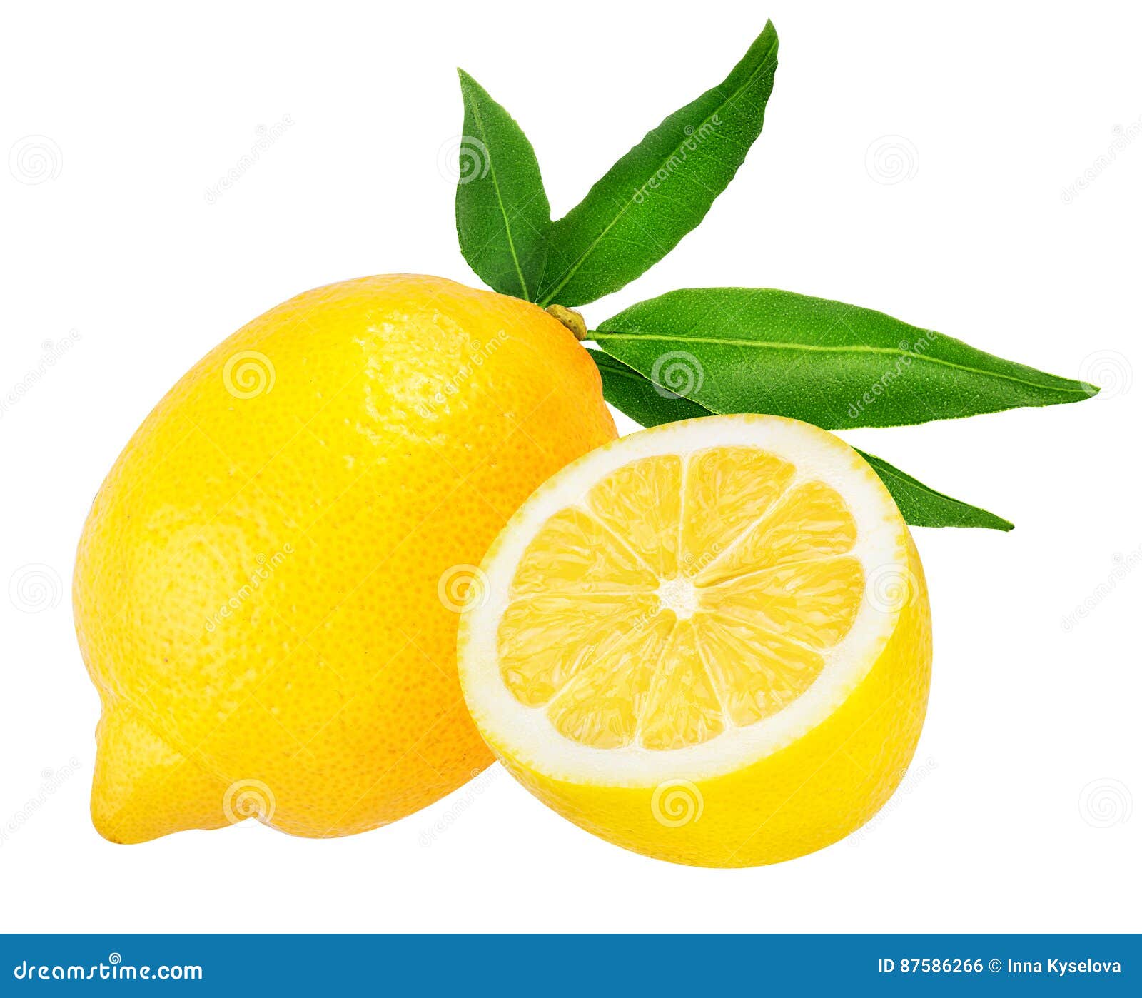 Lemon isolated on white stock photo. Image of healthy - 87586266