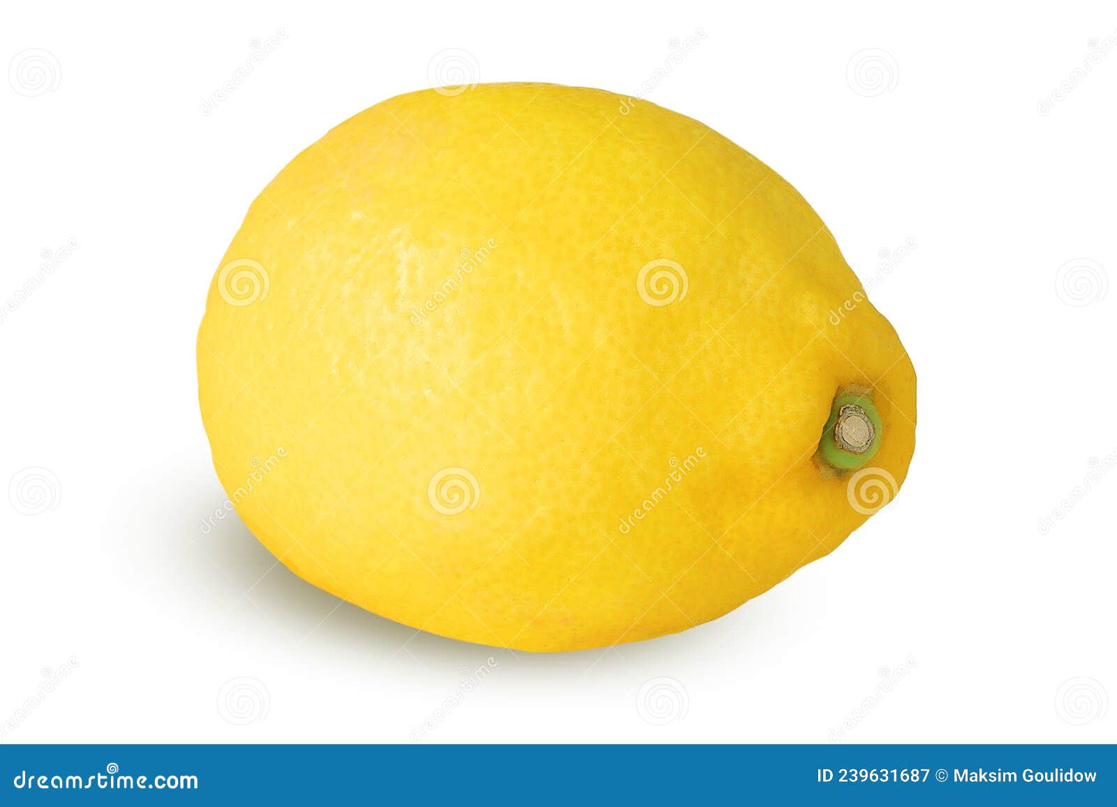 Lemon Isolated White Background. Fruit Stock Image - Image of natural ...