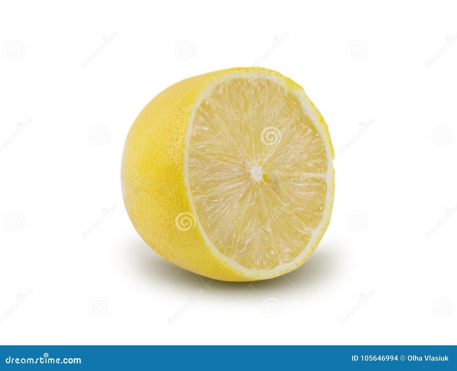 Lemon Isolated on White Background Stock Photo - Image of breakfast ...