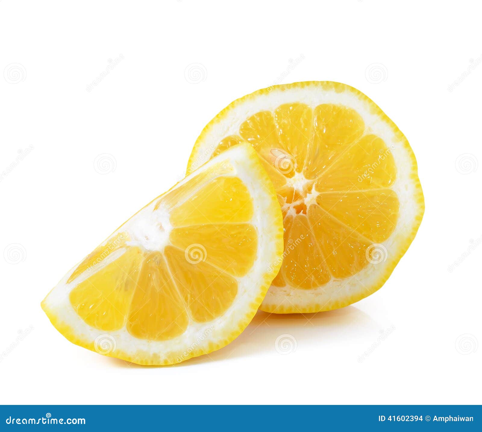 Lemon isolated on white stock photo. Image of shot, sour - 41602394