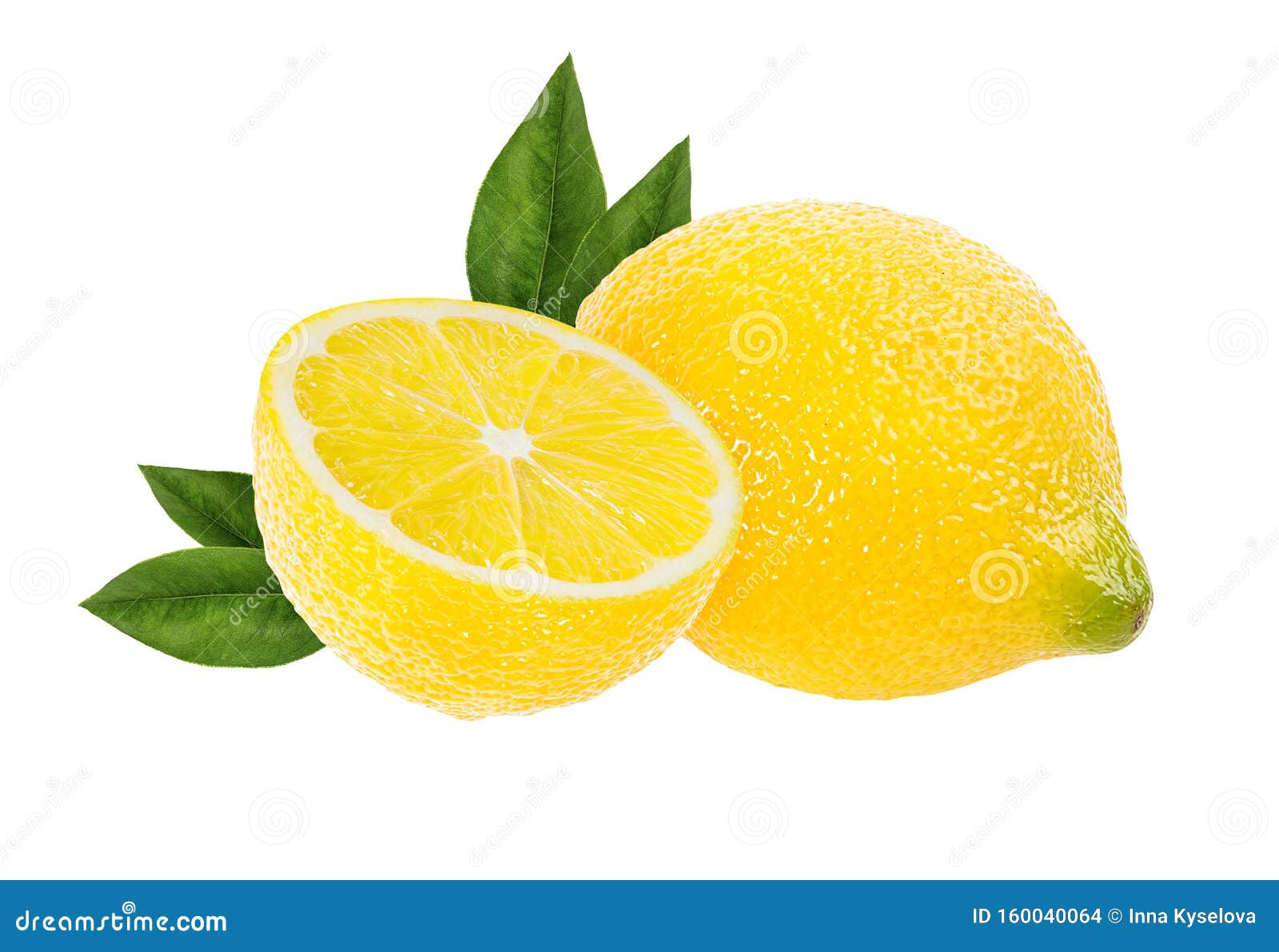 Lemon isolated on white stock photo. Image of diet, citrus - 160040064