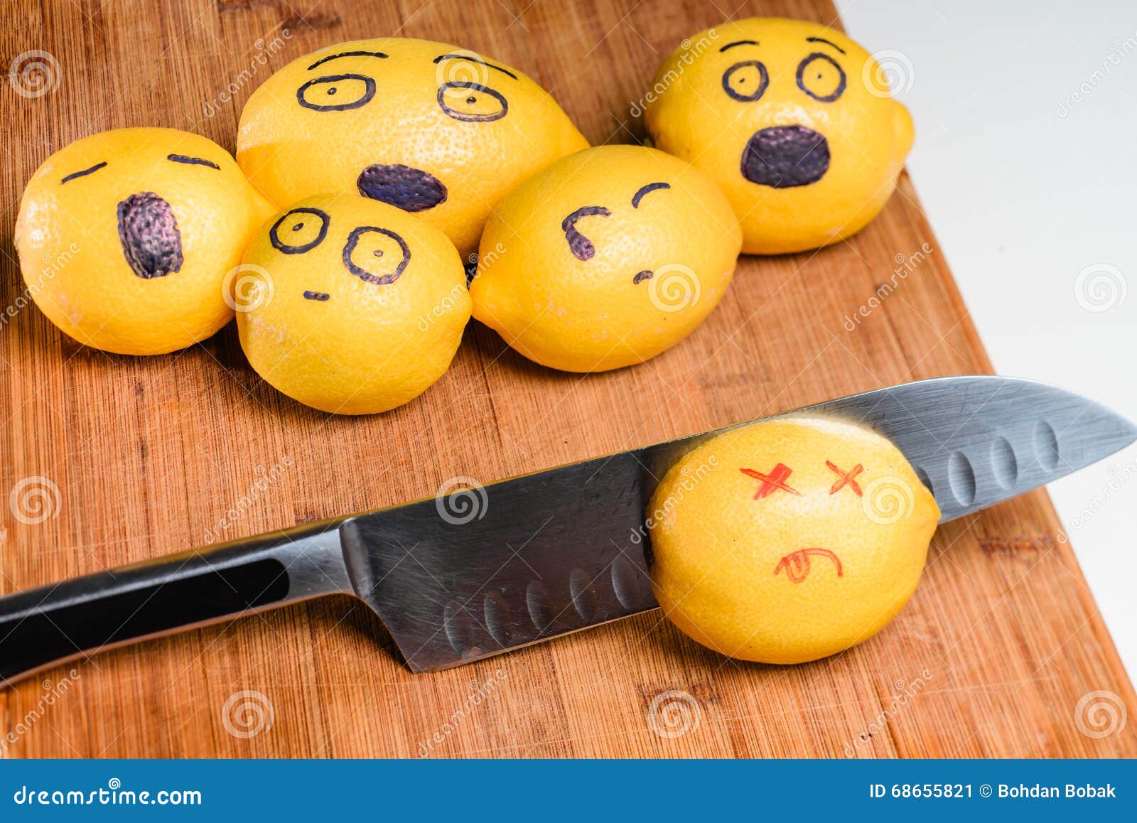 Lemon killed stock image. Image of healthy, macro, reflection - 68655821