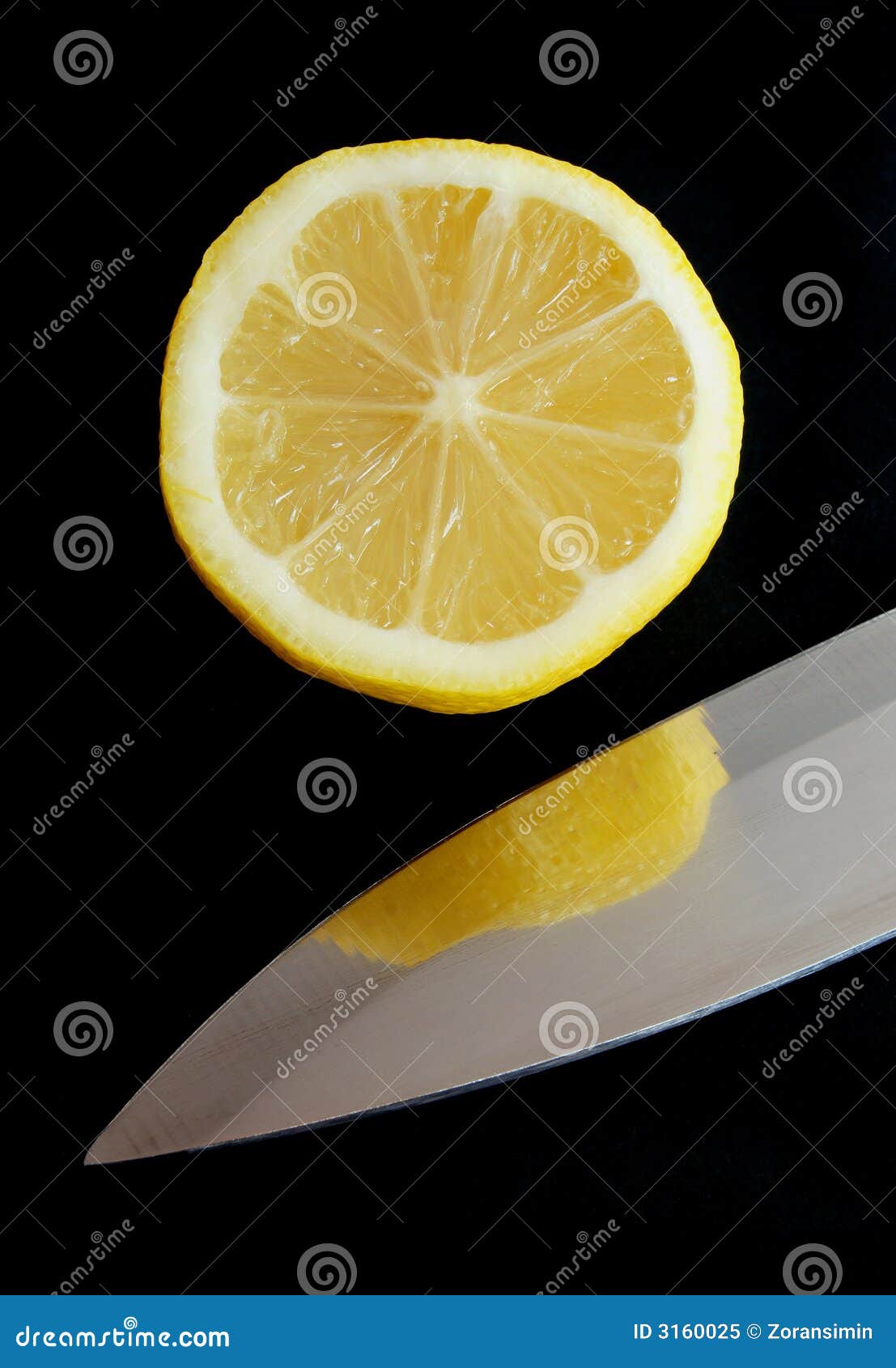 Lemon and knife 14 stock image. Image of healthy, fresher - 3160025