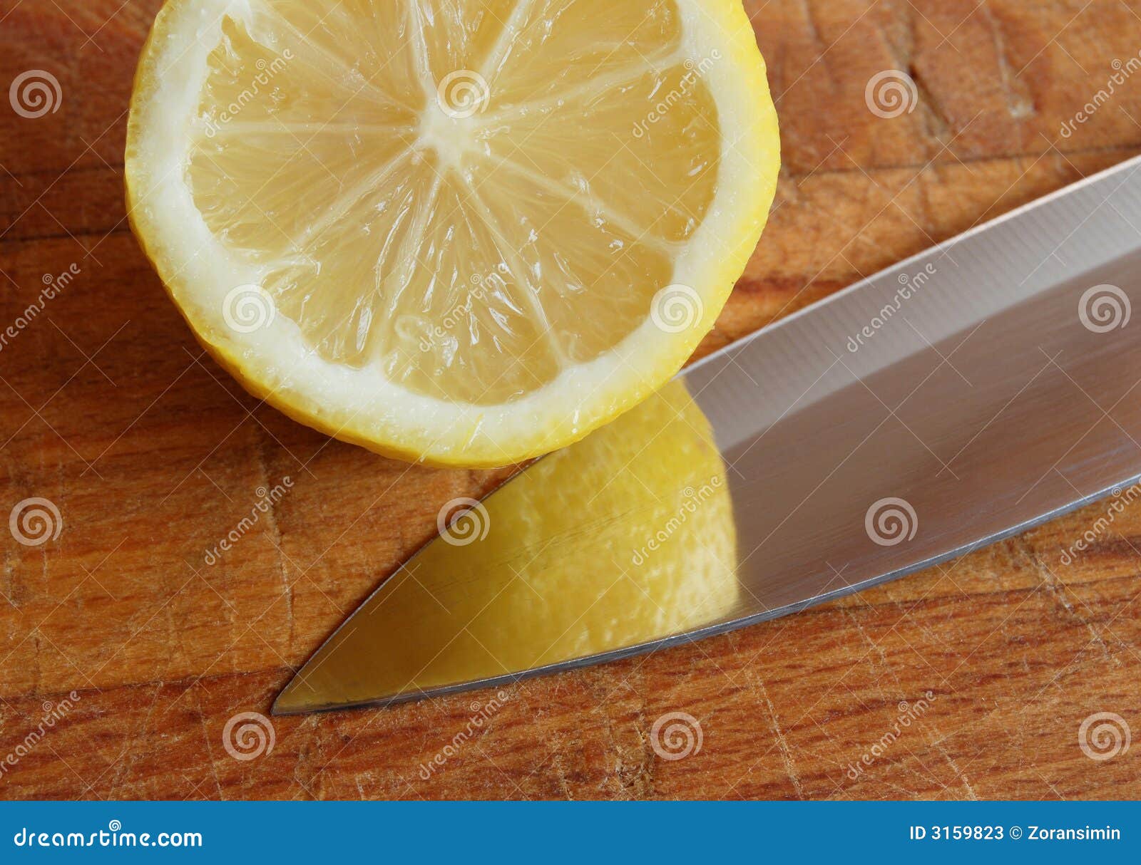 Lemon and knife stock image. Image of details, delicious - 3159823