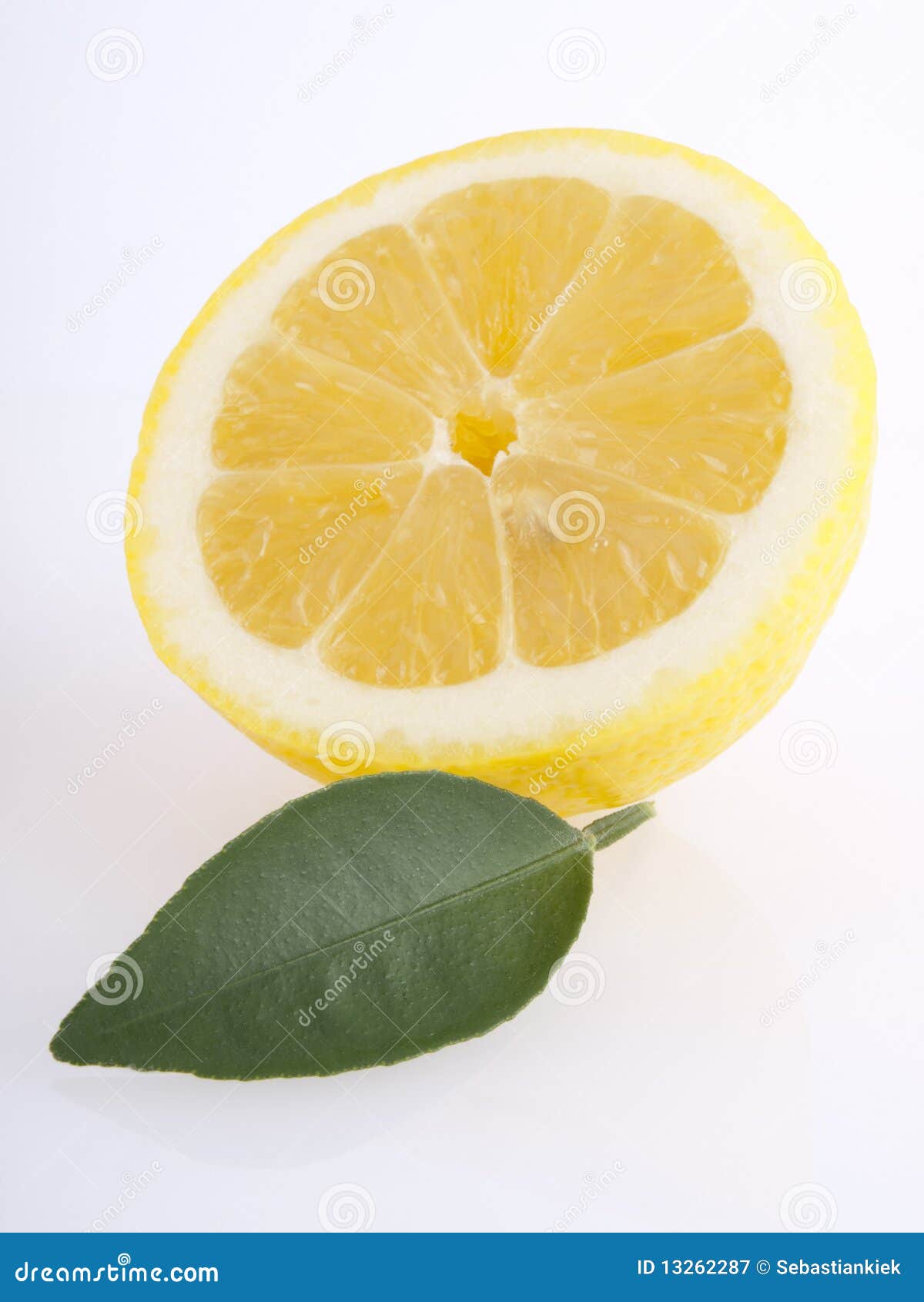 Lemon and leaf stock image. Image of fruit, fresh, citric - 13262287
