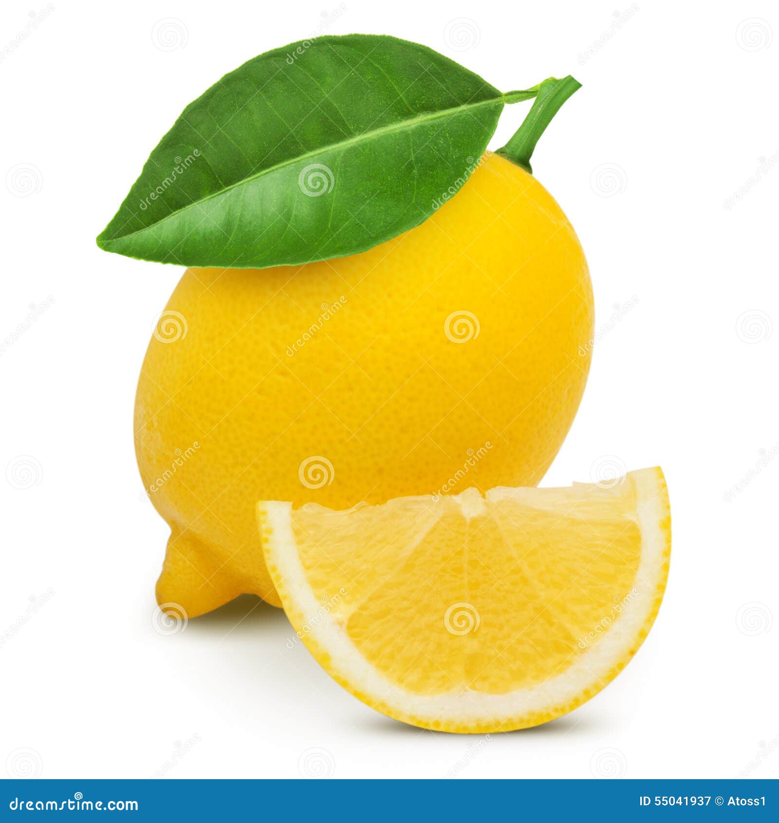 Lemon stock image. Image of single, fresh, organic, lime - 55041937
