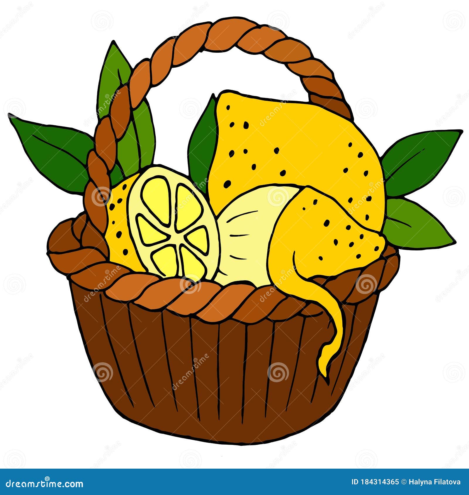 694 Lemon, Vector Illustration for Different Design Stock Vector ...