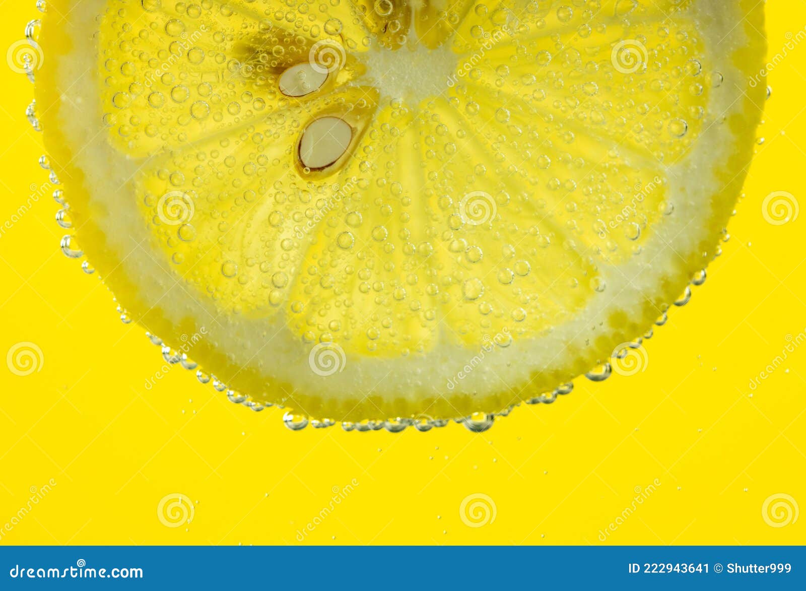 Lemon and Lime Drop in Fizzy Sparkling Water, Juice Stock Image - Image ...