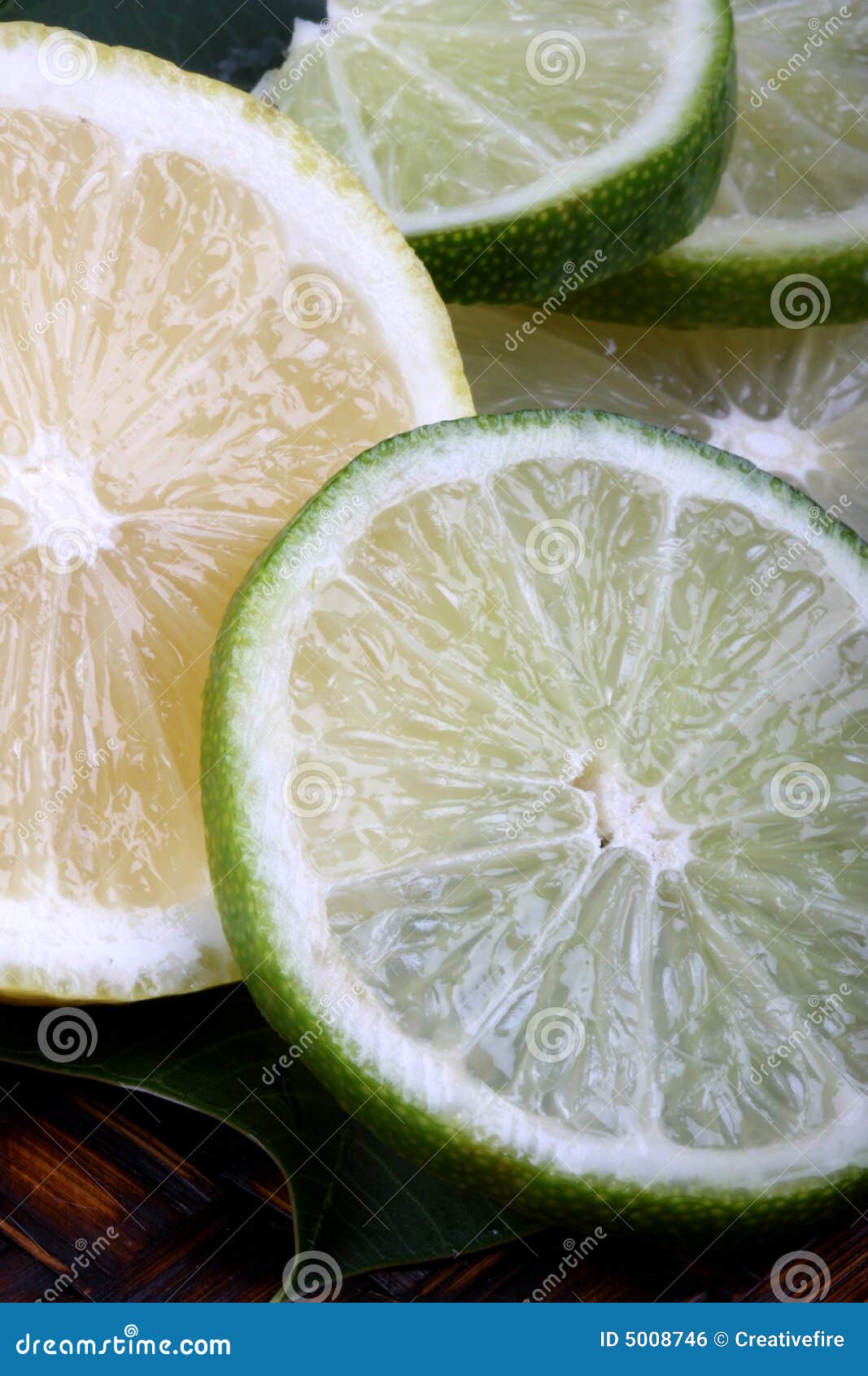 Lemon and Lime Fruit Slices Stock Photo - Image of tangy, lime: 5008746