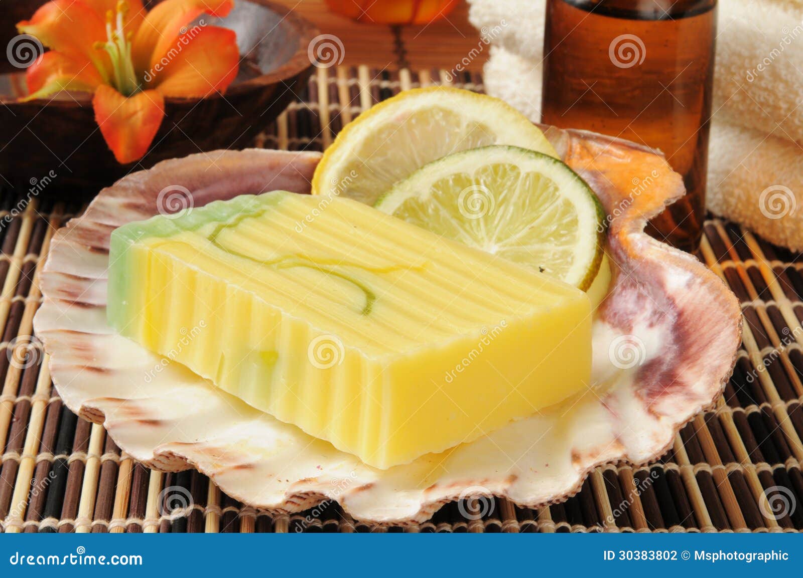 Lemon Lime Glycerin Soap stock photo. Image of lime, lemon - 30383802