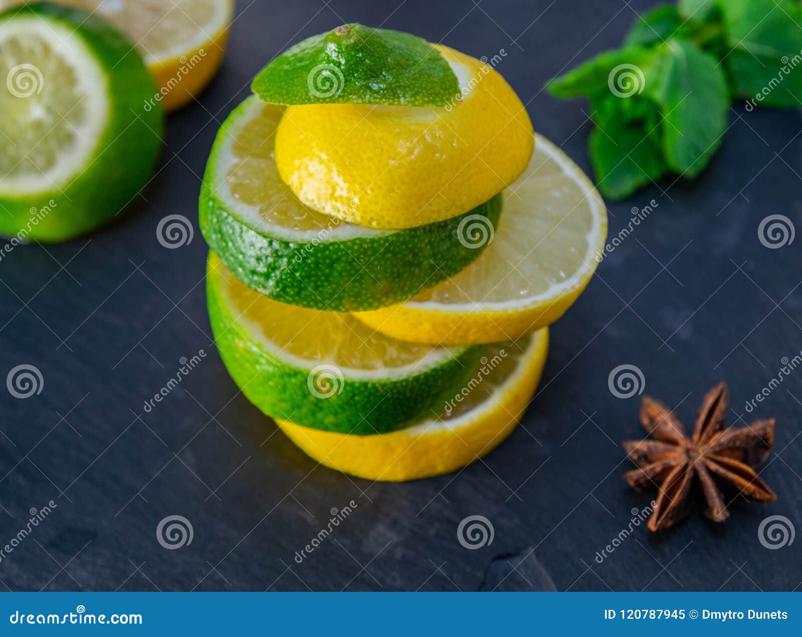 Lemon and Lime mix stock image. Image of freshness, gourmet - 120787945
