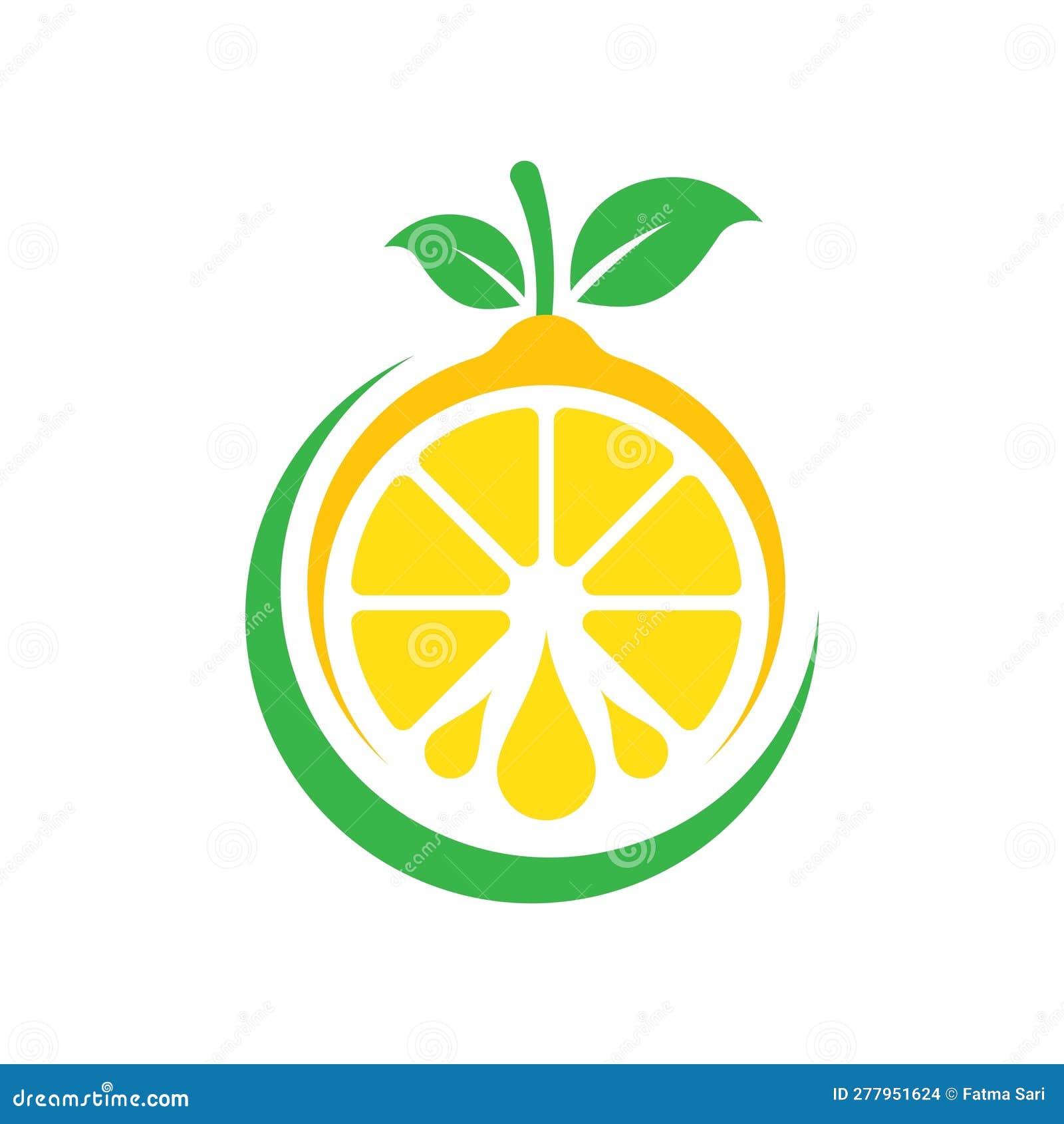 Lemon Logo Images Illustration Stock Vector - Illustration of natural ...