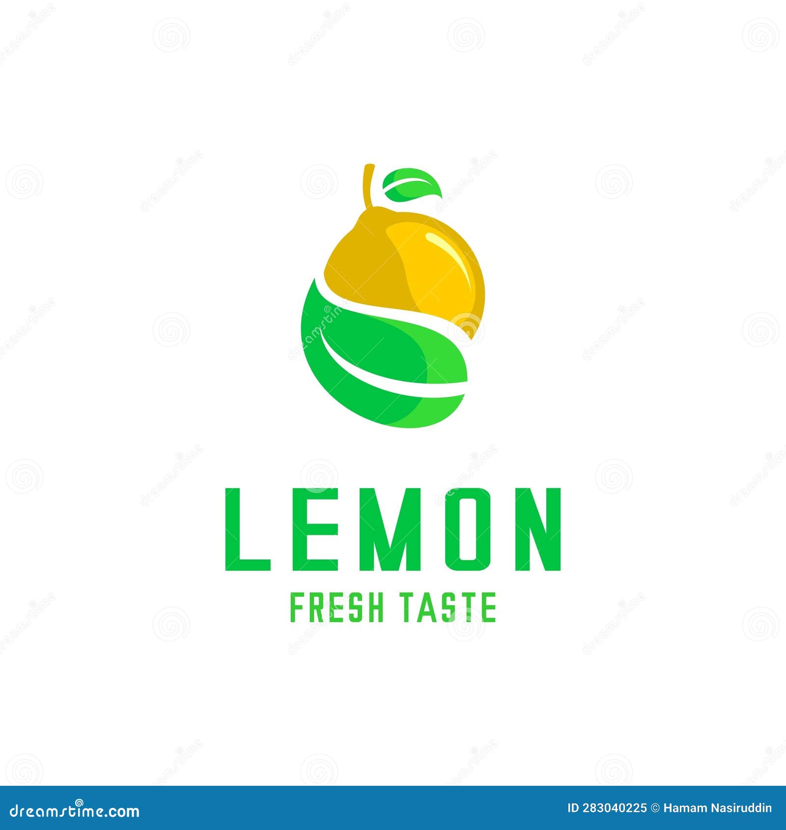 Lemon logo vector stock vector. Illustration of healthy - 283040225