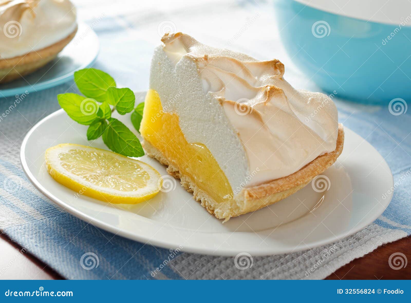 Lemon Meringue Pie stock photo. Image of yellow, tart - 32556824