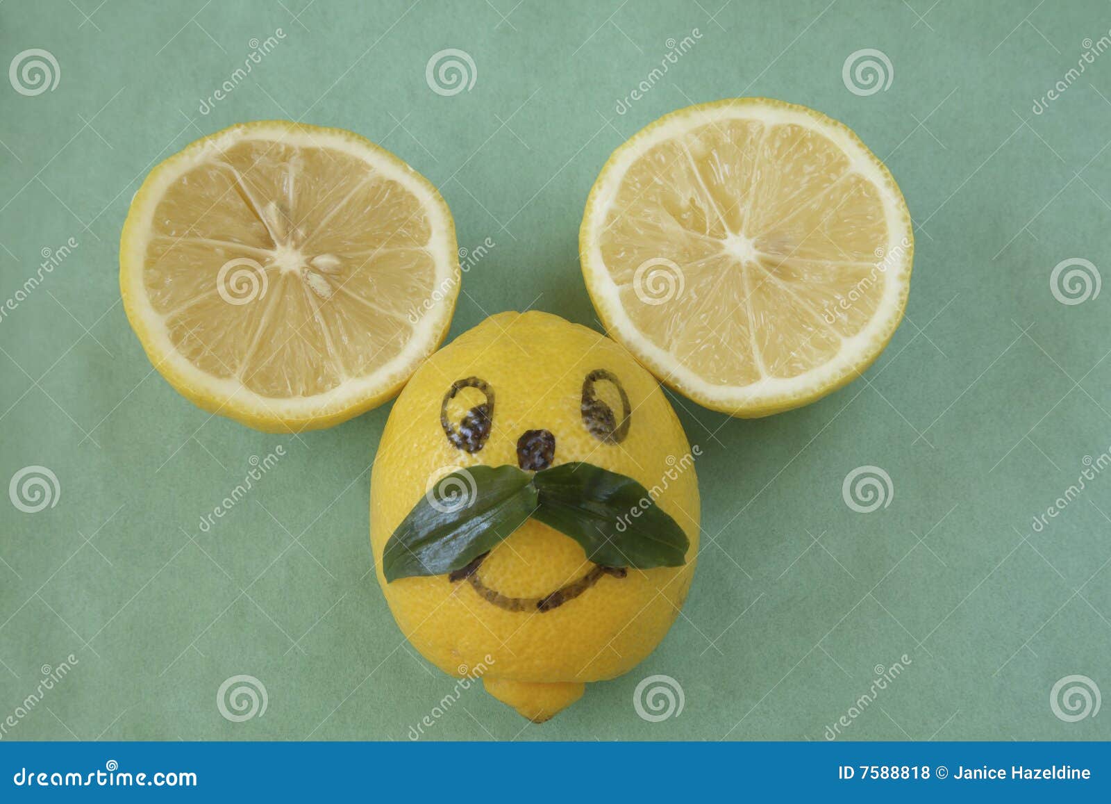 Lemon Mouse Face with Mustache Stock Photo - Image of food, mexican ...