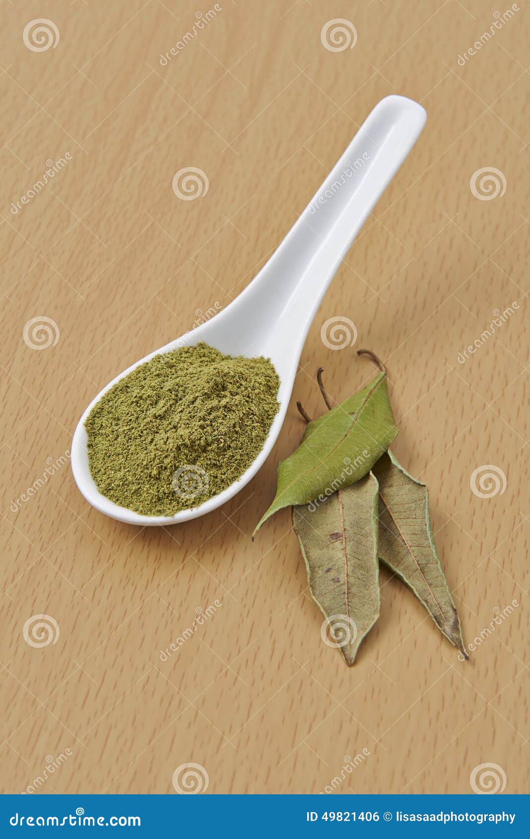 Lemon Myrtle Dried Leaf and Powder Stock Photo - Image of botanical ...