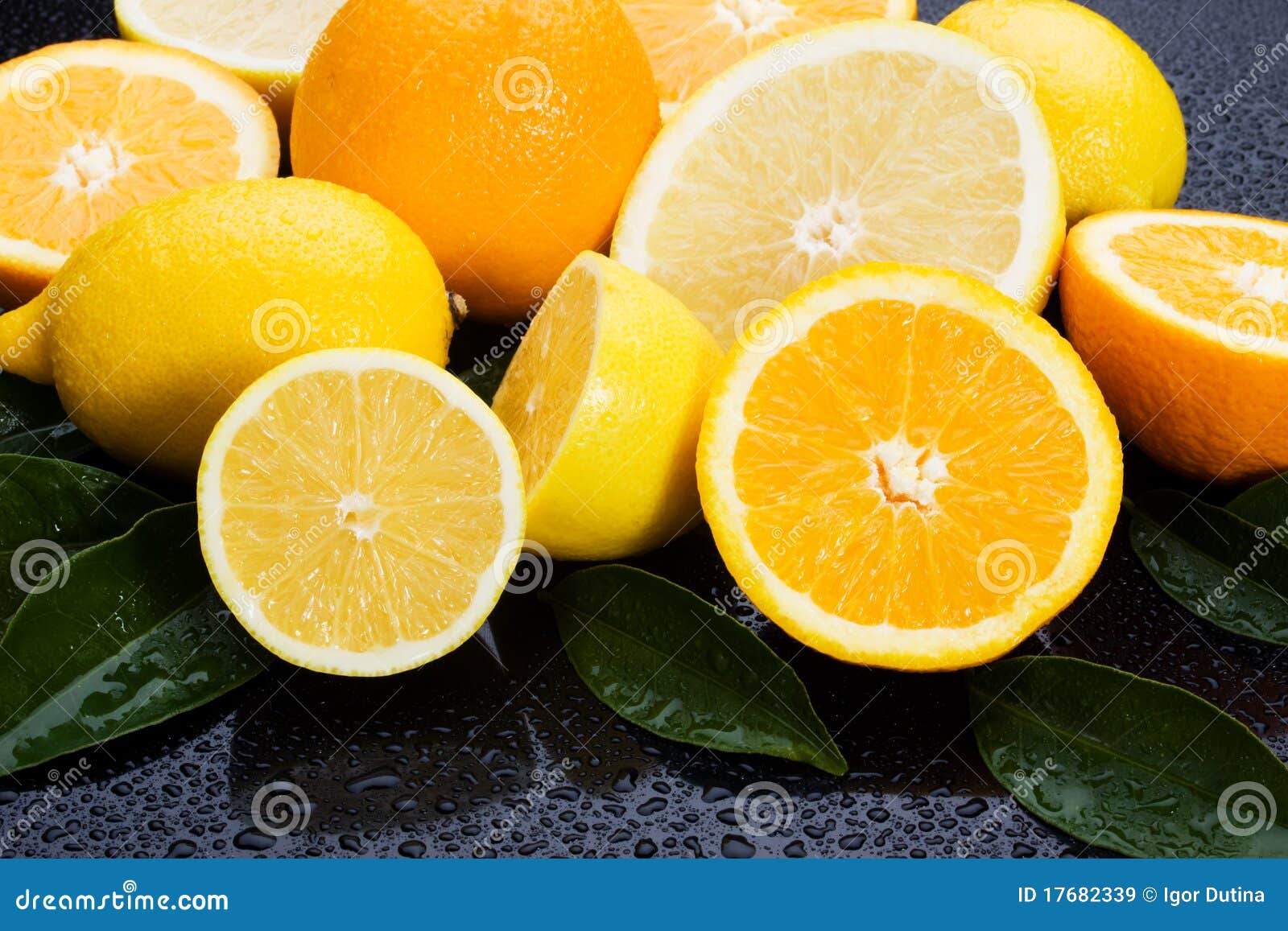 Lemon, Orange Nad Grapefruit Stock Image - Image of fruit, healthy ...