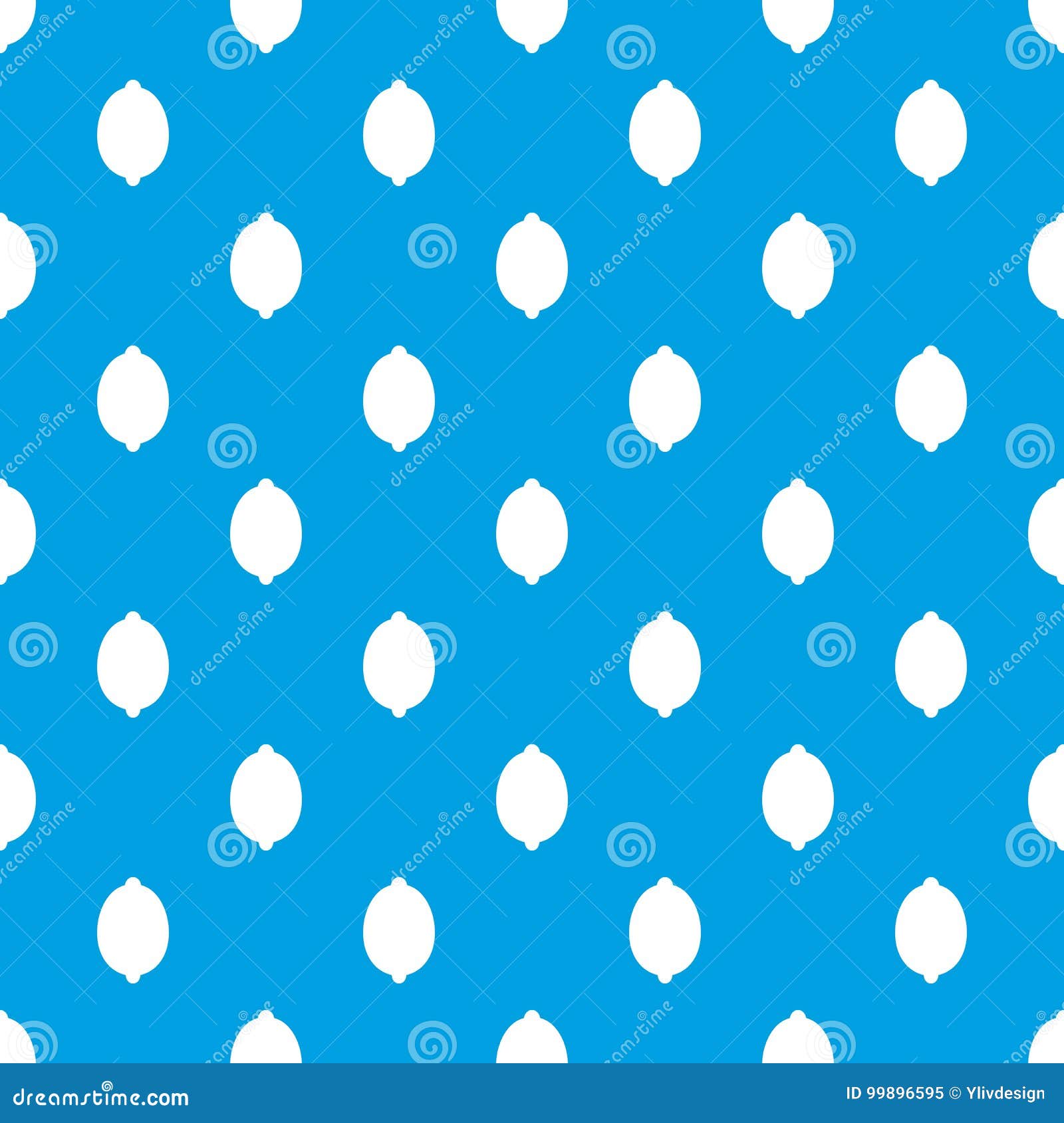 Lemon Pattern Seamless Blue Stock Vector - Illustration of citrus, lime ...
