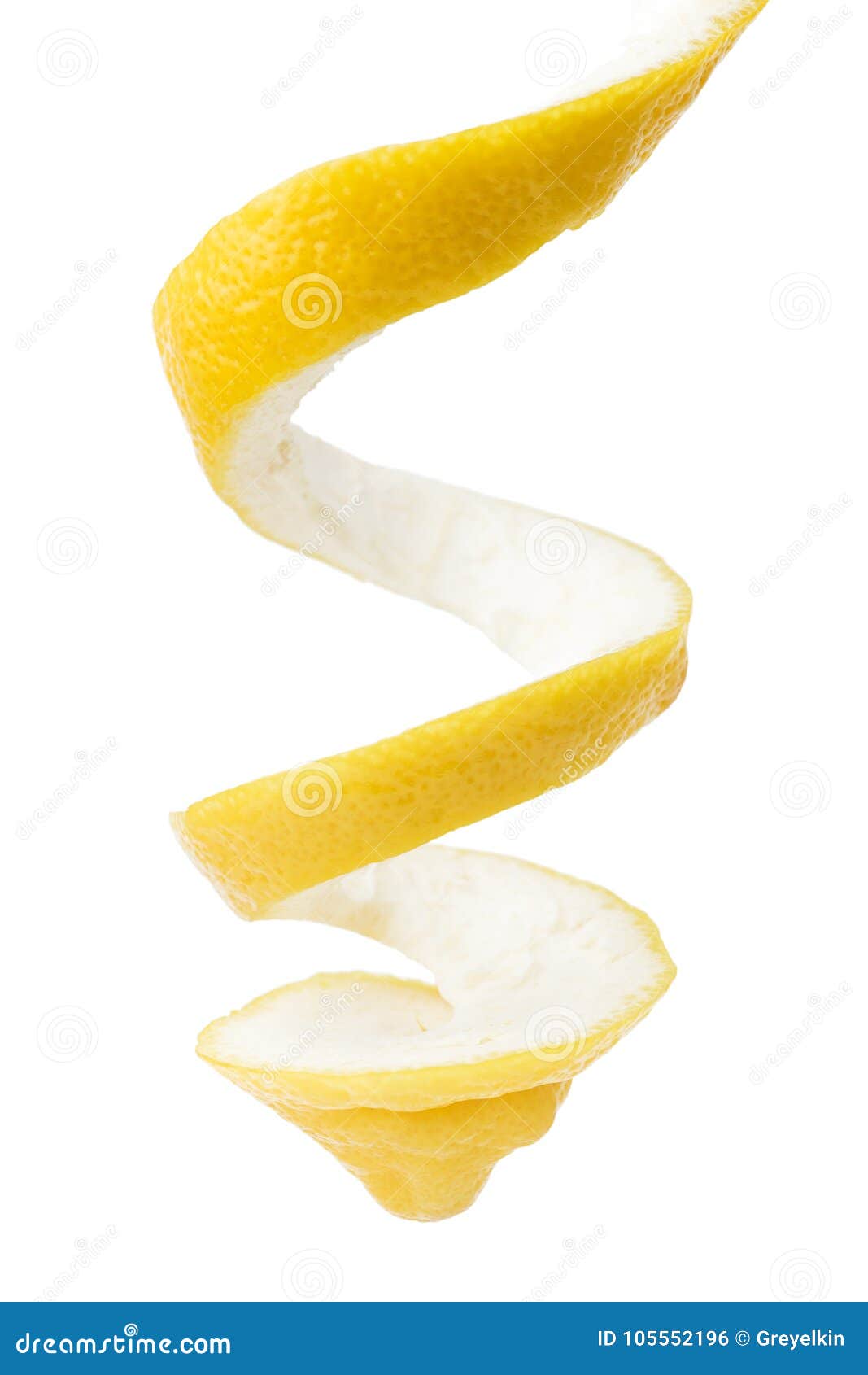 A lemon and peel stock photo. Image of slice, healthy - 105552196