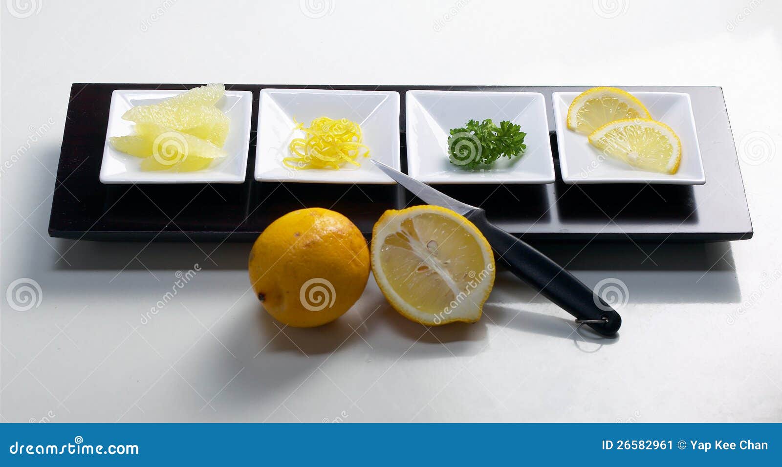 Lemon piece stock image. Image of white, fresh, fruits - 26582961