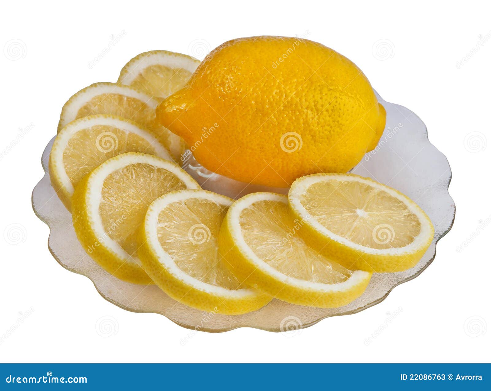 Lemon on plate stock image. Image of juice, fresh, plate - 22086763