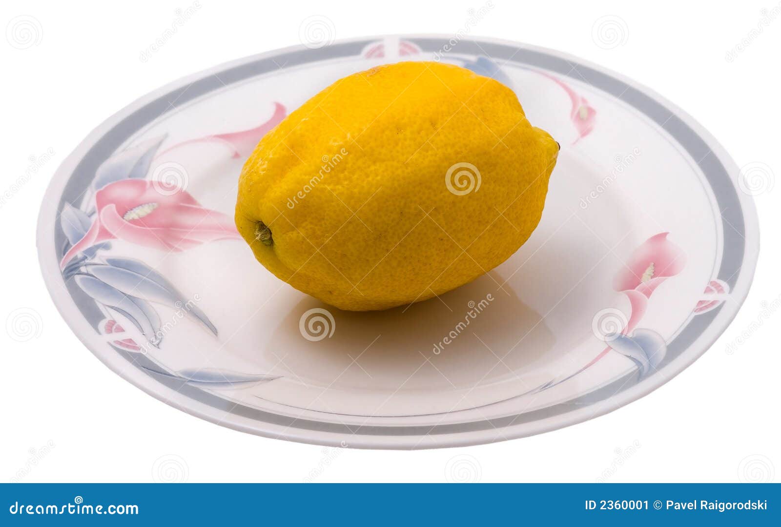 Lemon on the plate stock image. Image of lime, fruits - 2360001