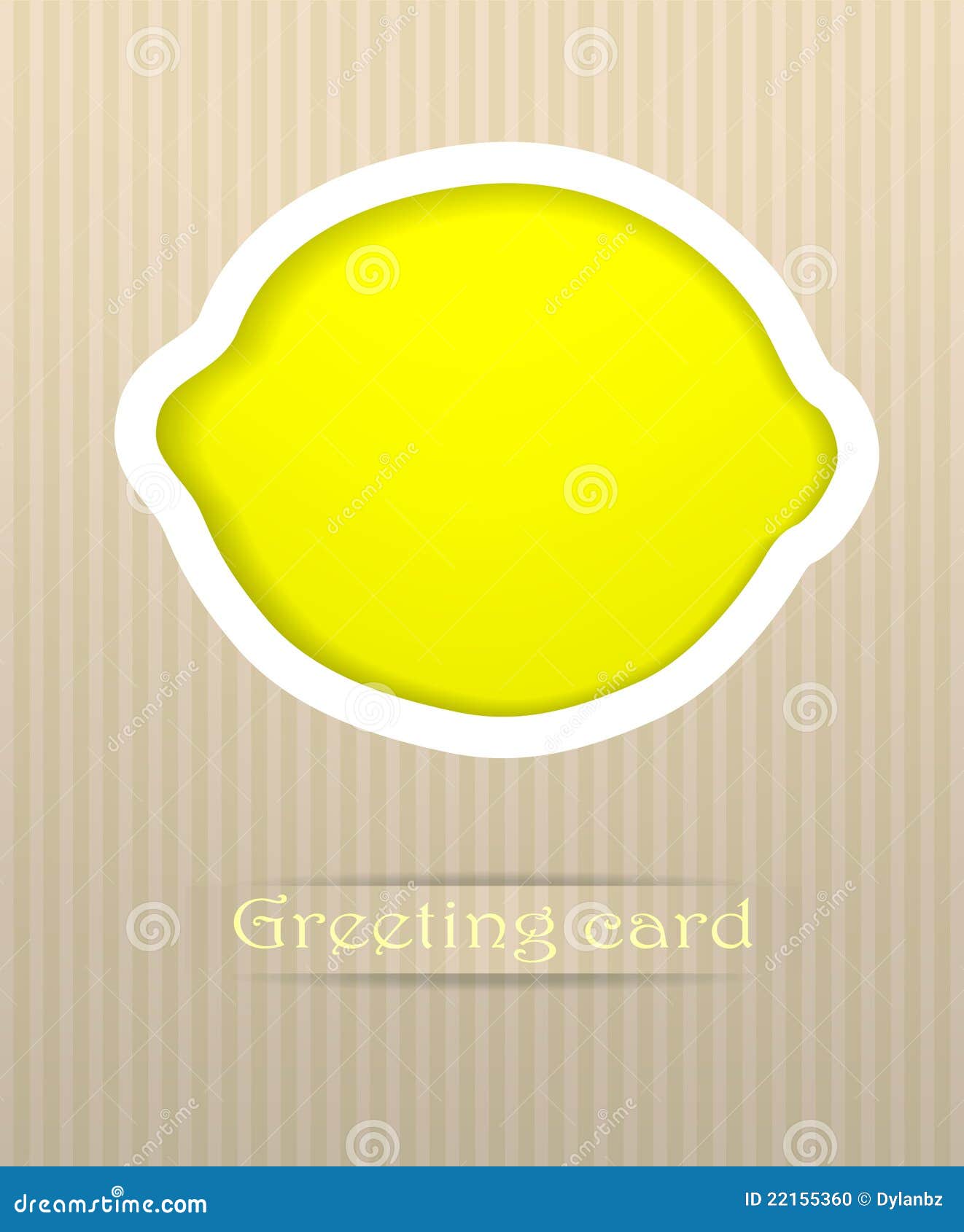 Lemon Postcard Illustration Stock Vector - Illustration of drawing ...