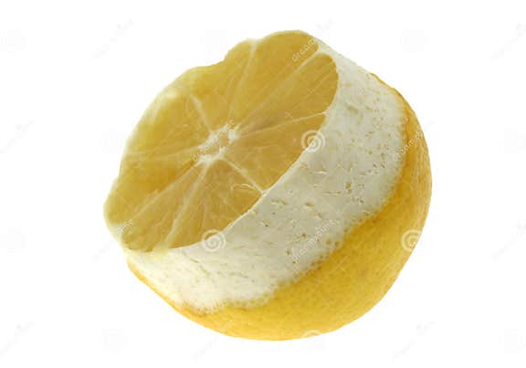 Lemon profile on white stock photo. Image of food, juices - 733964