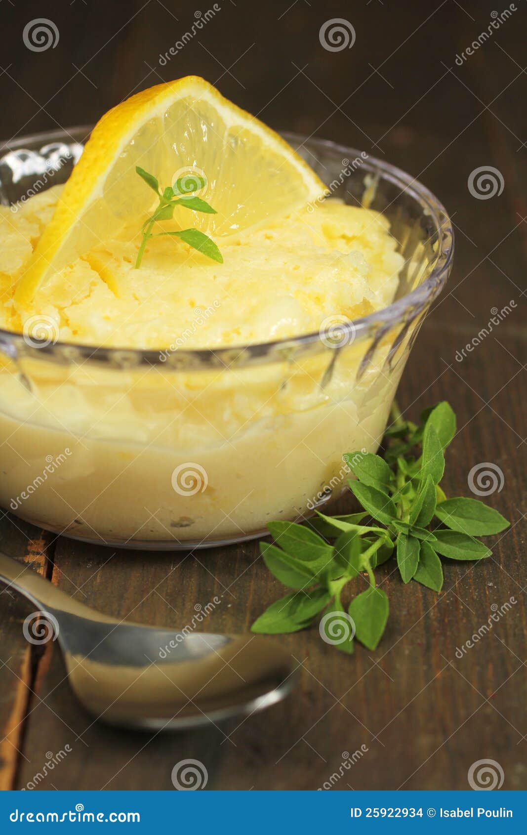 Lemon pudding stock photo. Image of fruit, prepared, lemon - 25922934