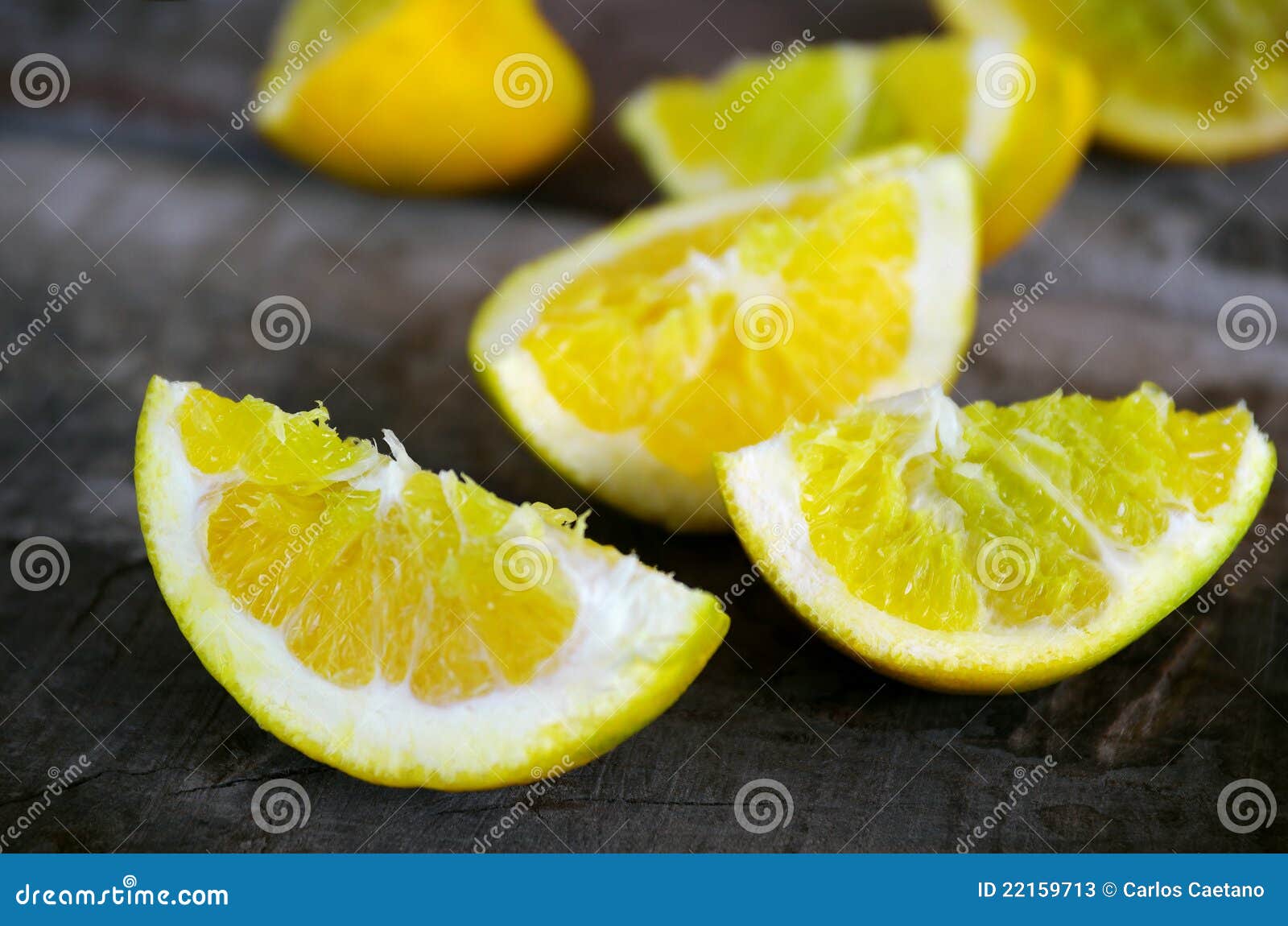 Lemon Quarters Stock Photos - Image: 22159713