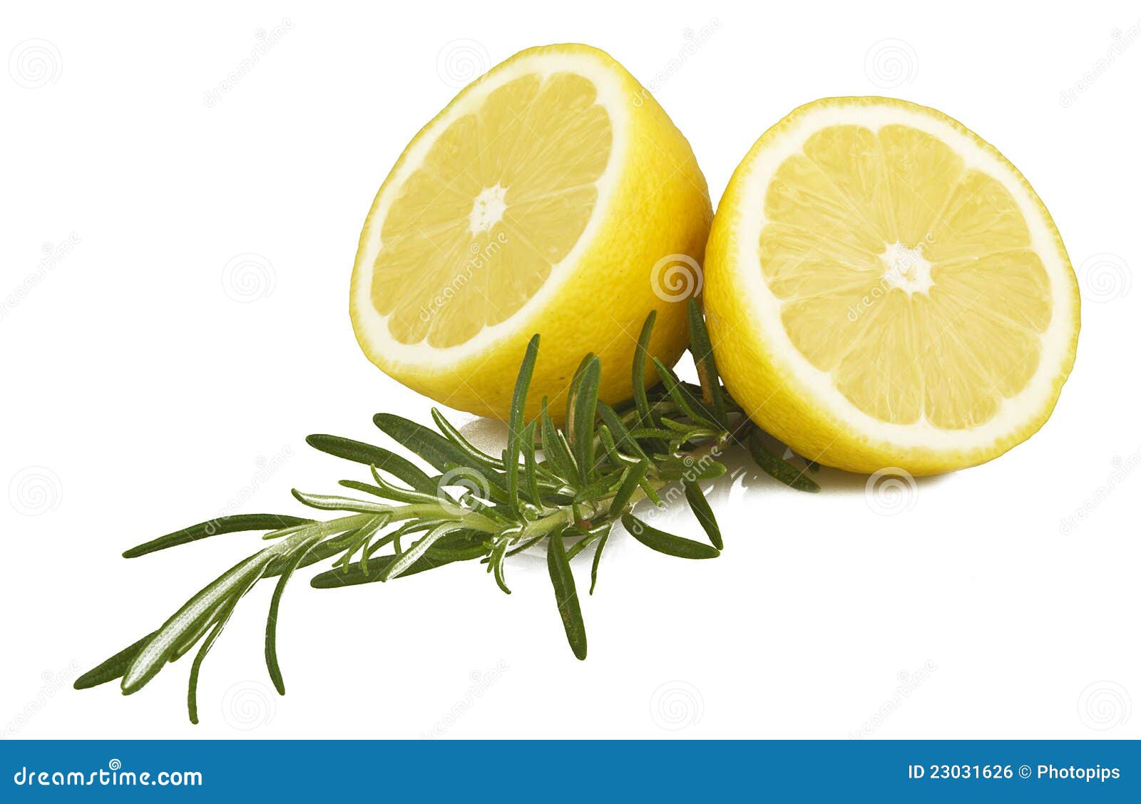 Lemon and rosemary stock photo. Image of meat, ingredient - 23031626