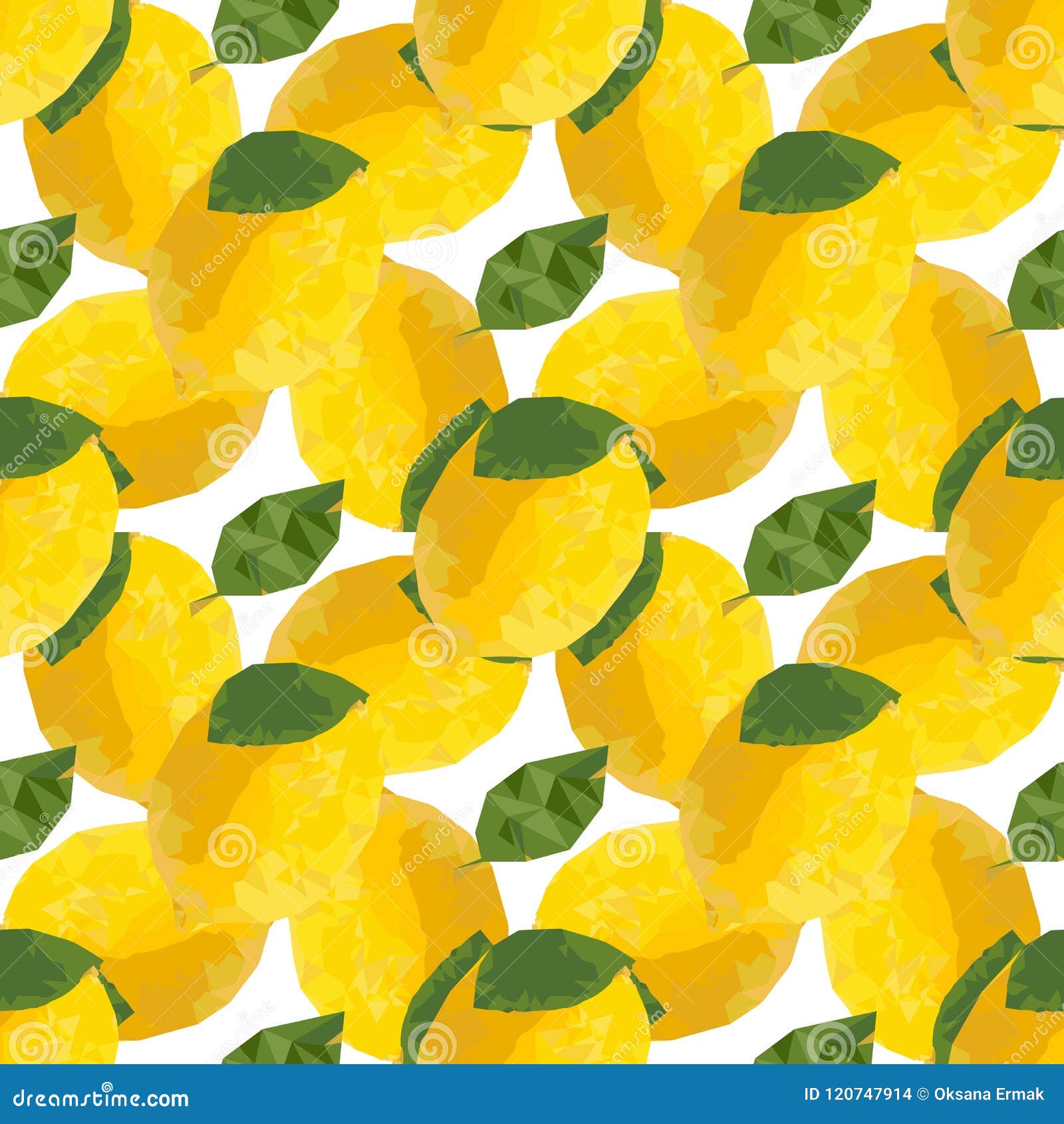 Lemon Seamless Pattern stock illustration. Illustration of decoration ...