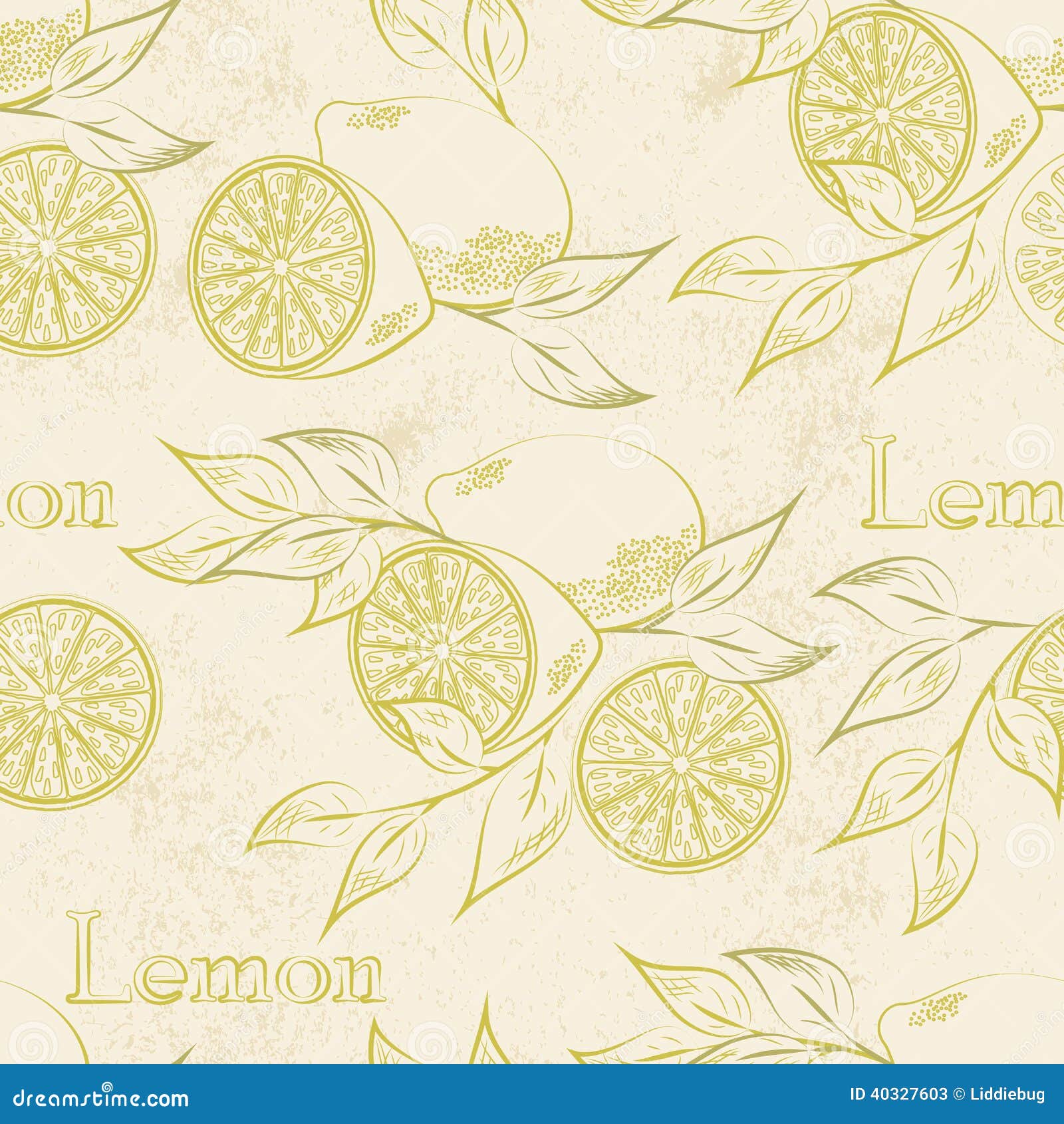 Lemon seamless stock vector. Illustration of quality - 40327603