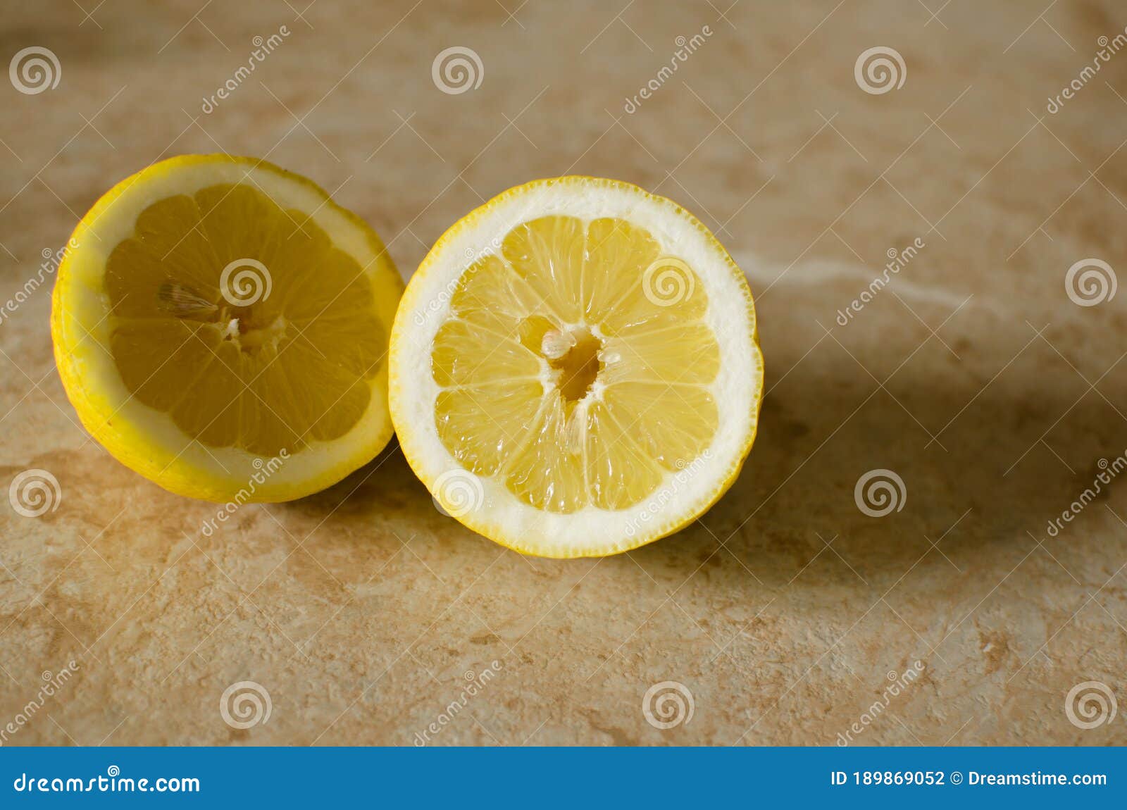 Lemon Section on Kitchen Counter Stock Photo - Image of cooking ...
