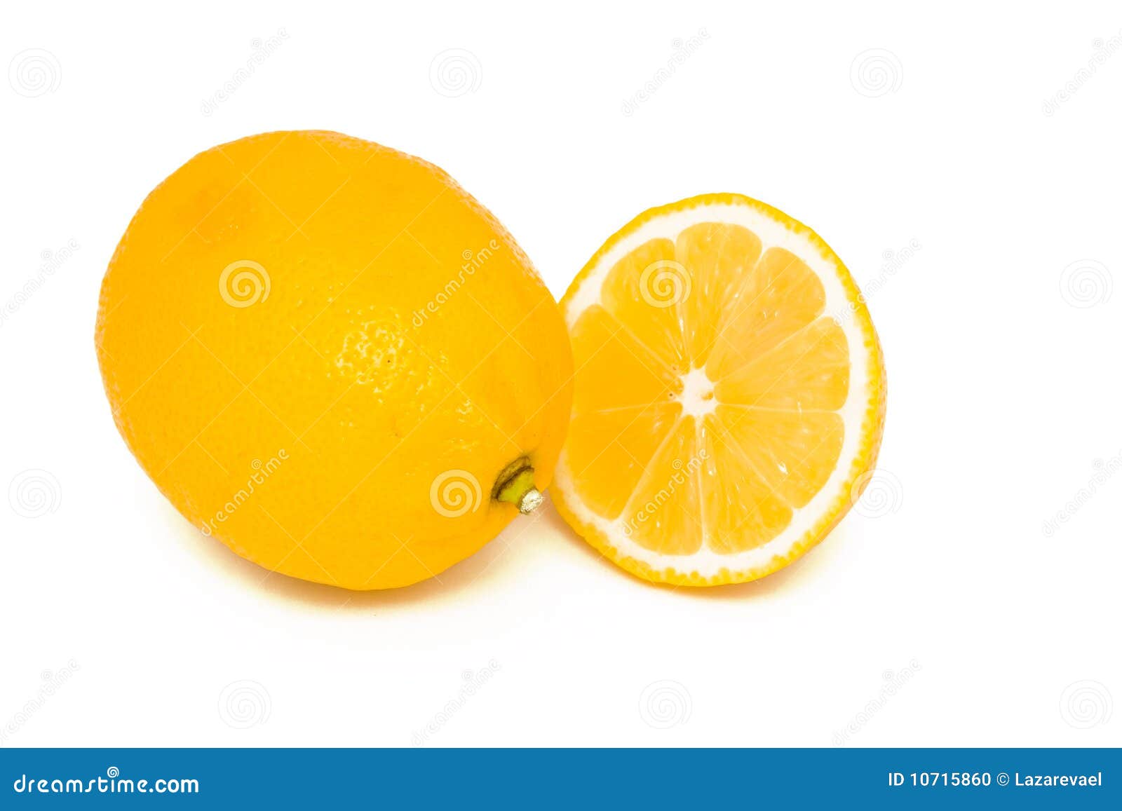 Lemon and segment stock photo. Image of tasty, agricultural - 10715860