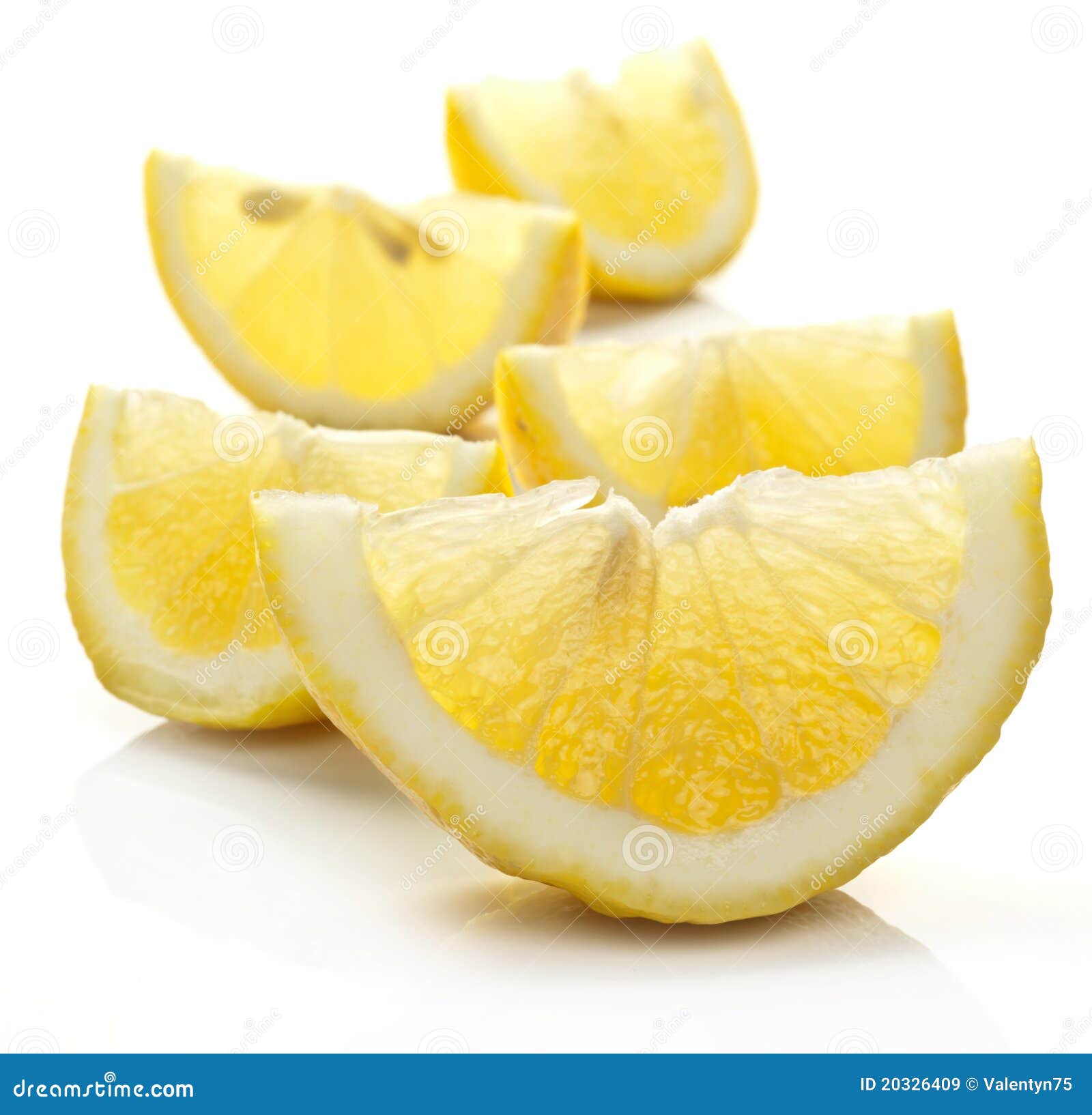 Lemon slice. stock image. Image of segment, white, background - 20326409