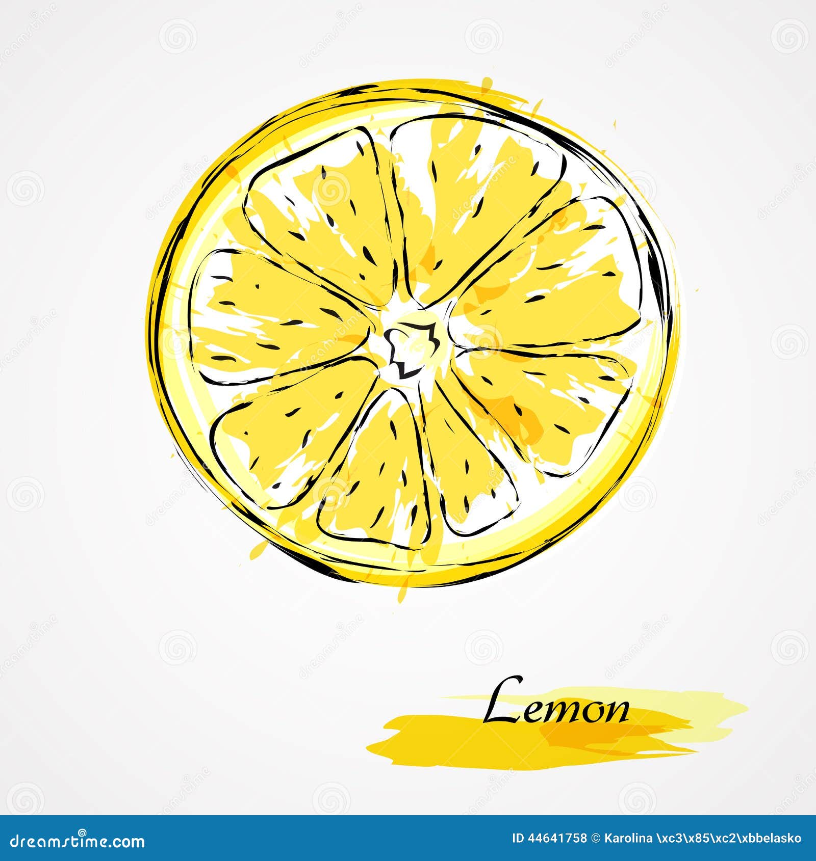 How To Draw A Lemon Slice
