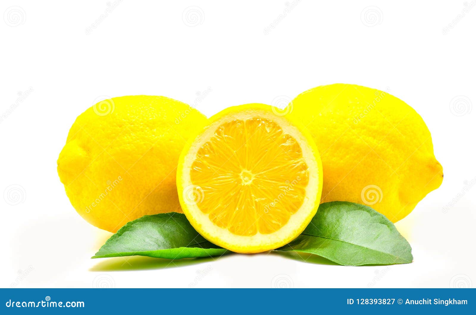 Lemon Slice Isolate on White Background Stock Image - Image of slice ...