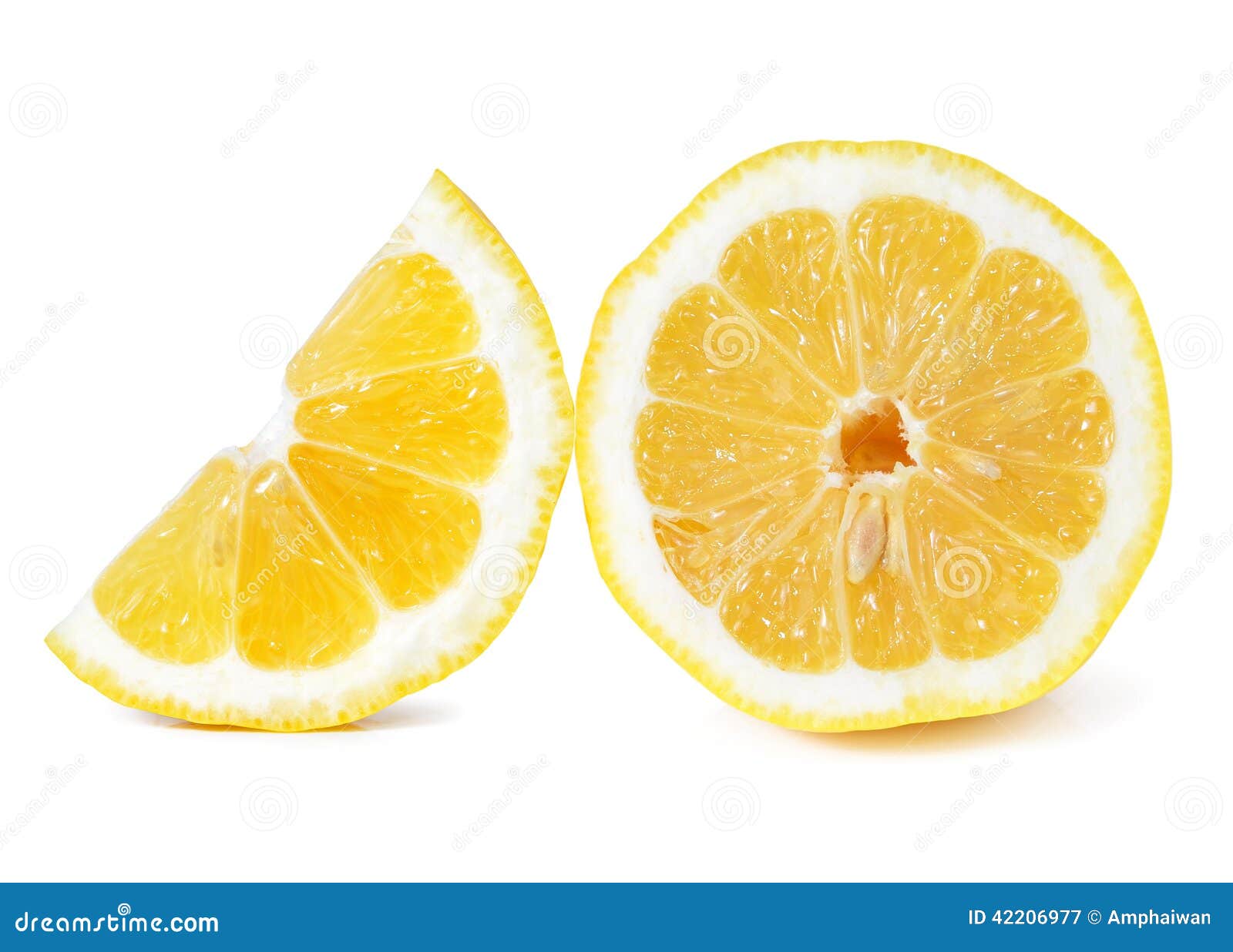 Lemon slice stock image. Image of food, closeup, yellow - 42206977
