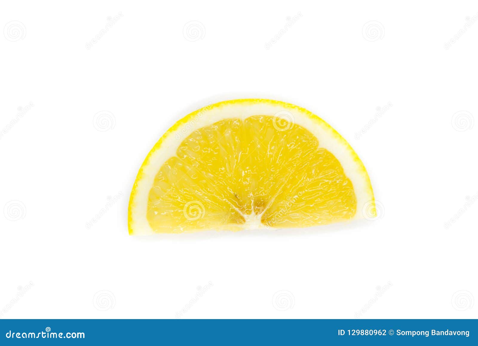 Lemon slice stock photo. Image of citrus, healthy, delicious - 129880962