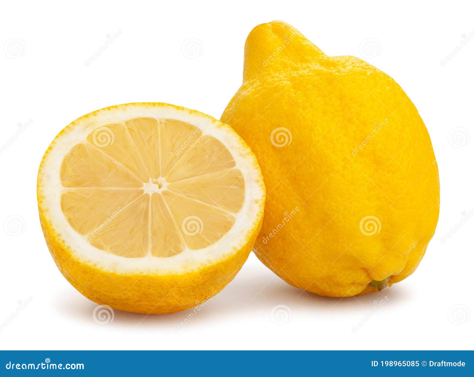 Sliced lemon stock image. Image of freshness, produce - 198965085