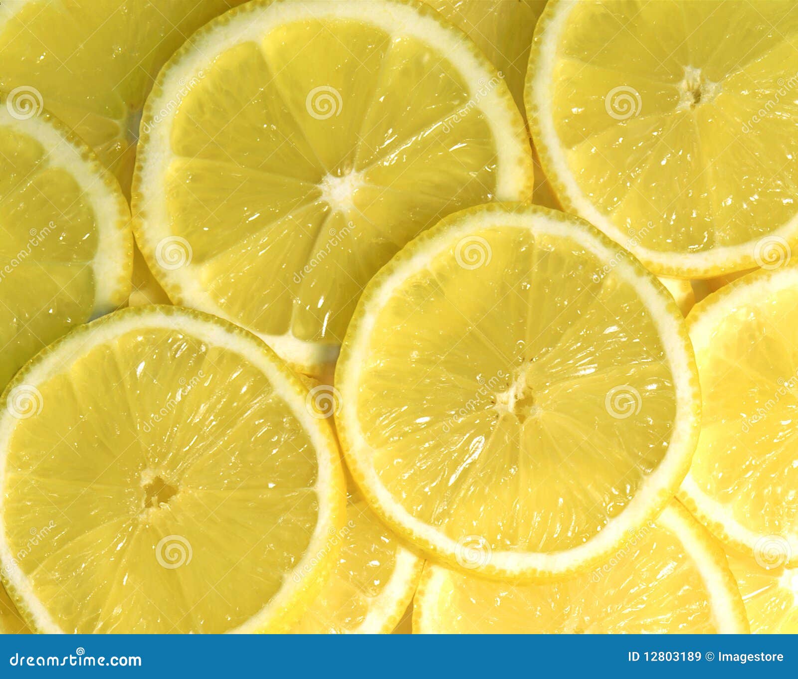 Lemon slices stock image. Image of leaf, sour, juicy - 12803189