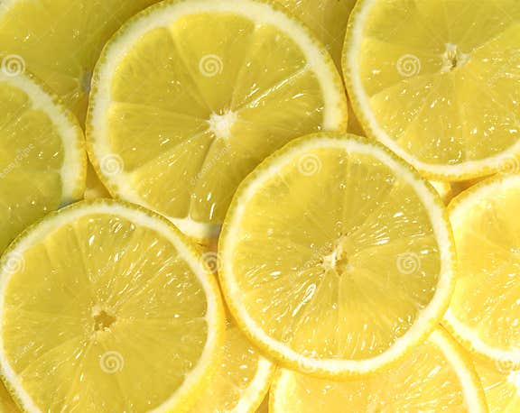 Lemon slices stock image. Image of leaf, sour, juicy - 12803189