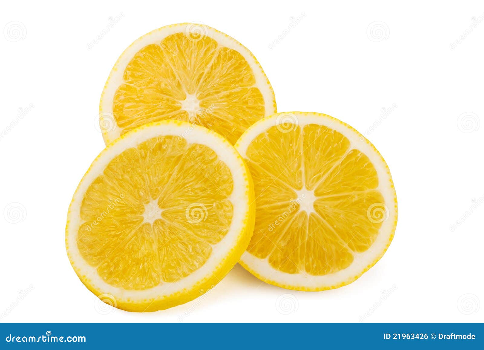 Lemon slices stock photo. Image of nature, fresh, vegetarian - 21963426