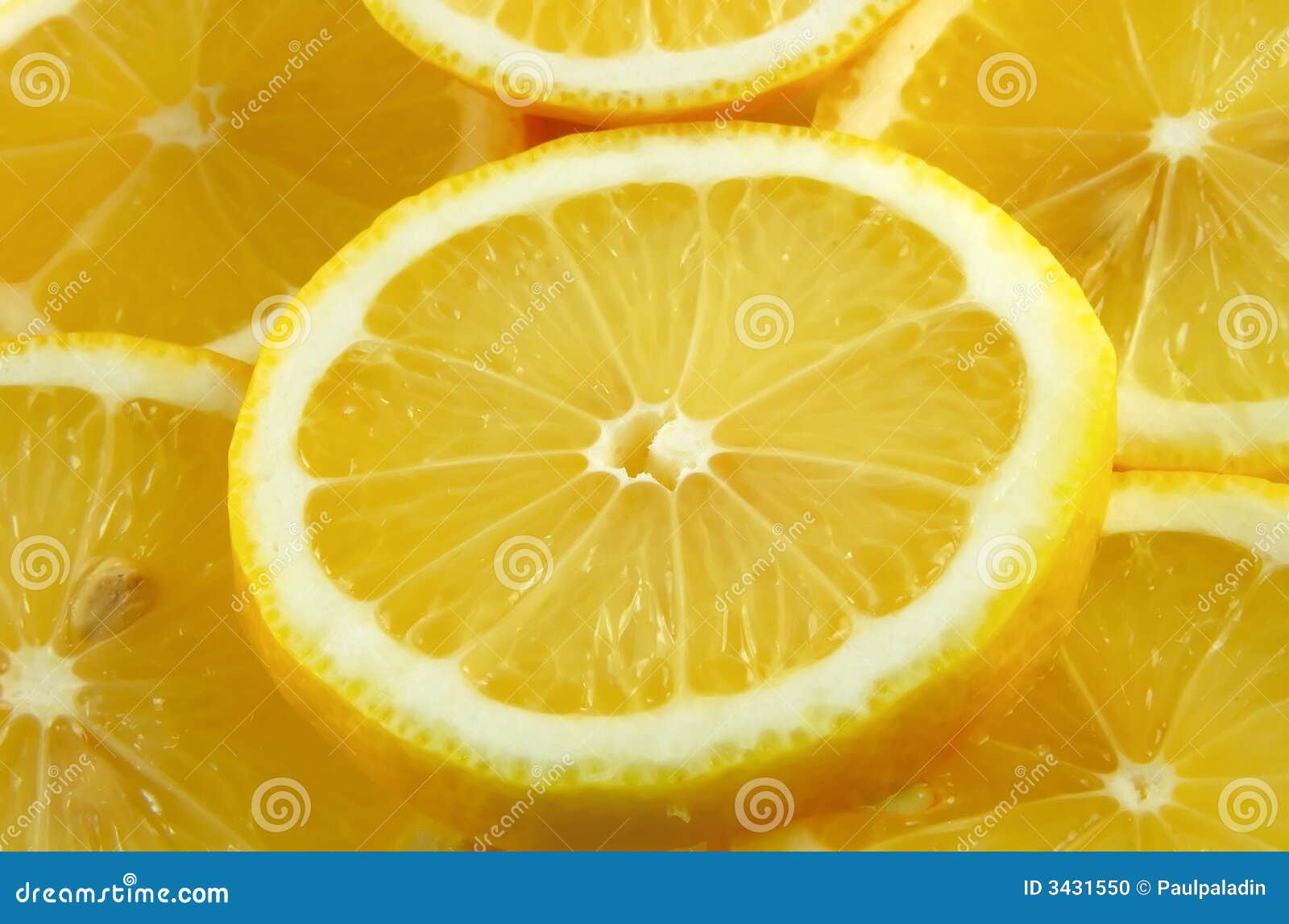 Lemon slices background stock photo. Image of cooking - 3431550