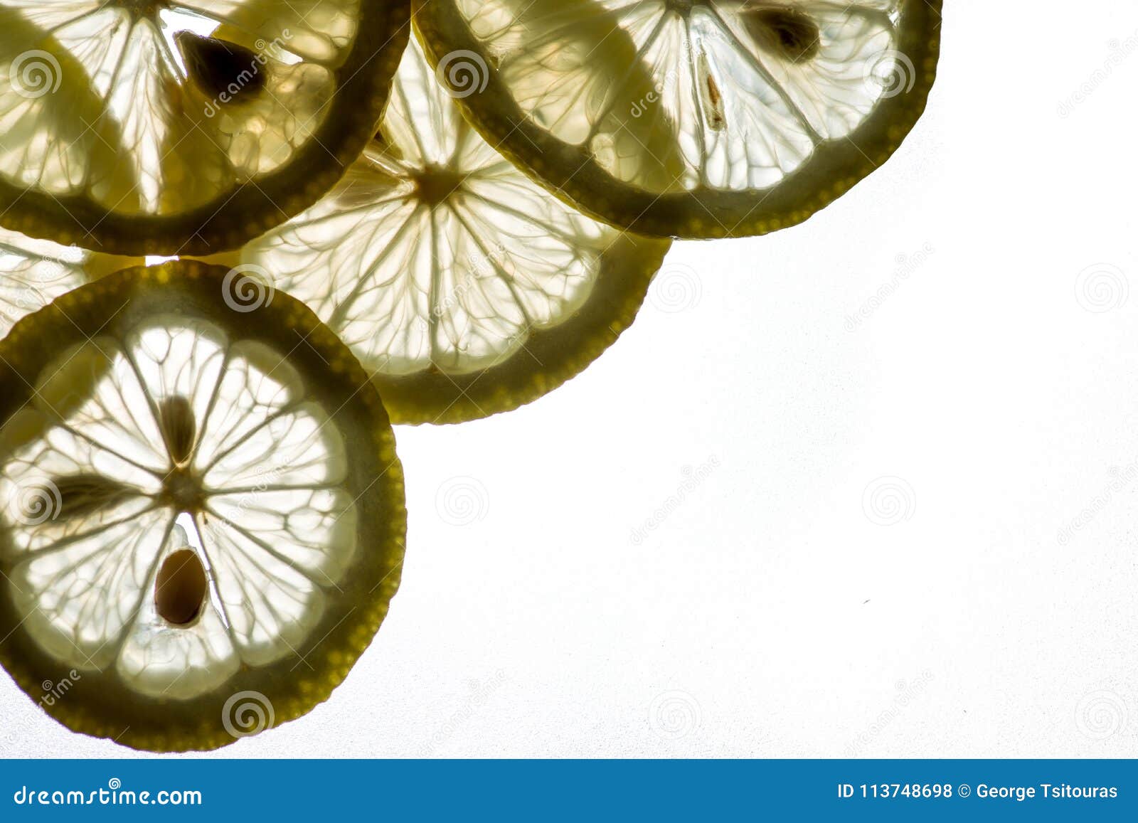 Lemon Slices Close Up ,background Stock Photo - Image of ripe, colours ...