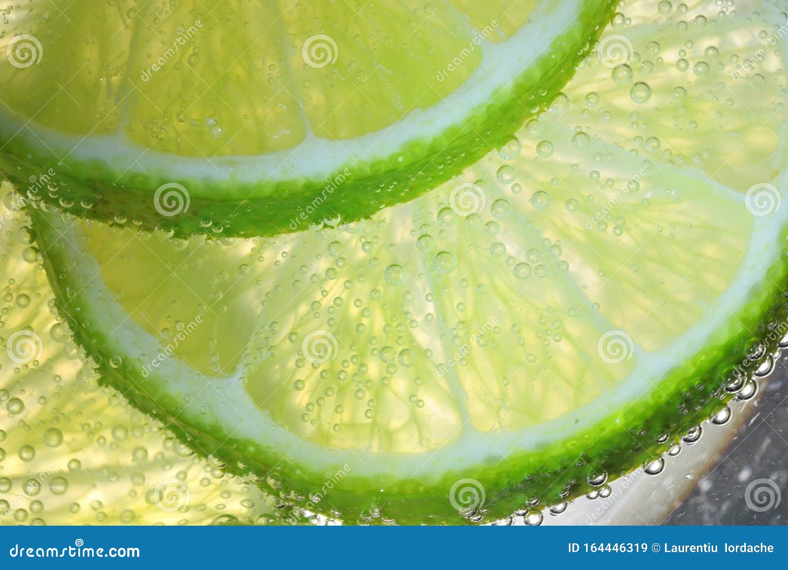 Lemon Slices in Water with Bubbles Stock Image - Image of healthy ...